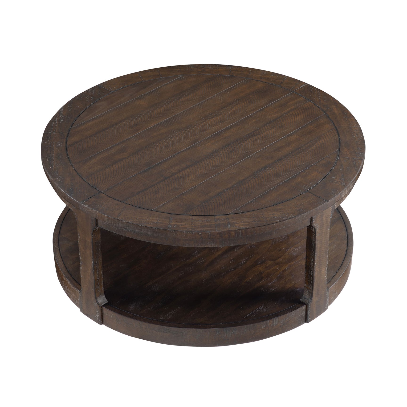 Large Traditional Round Coffee Table - Pier 1