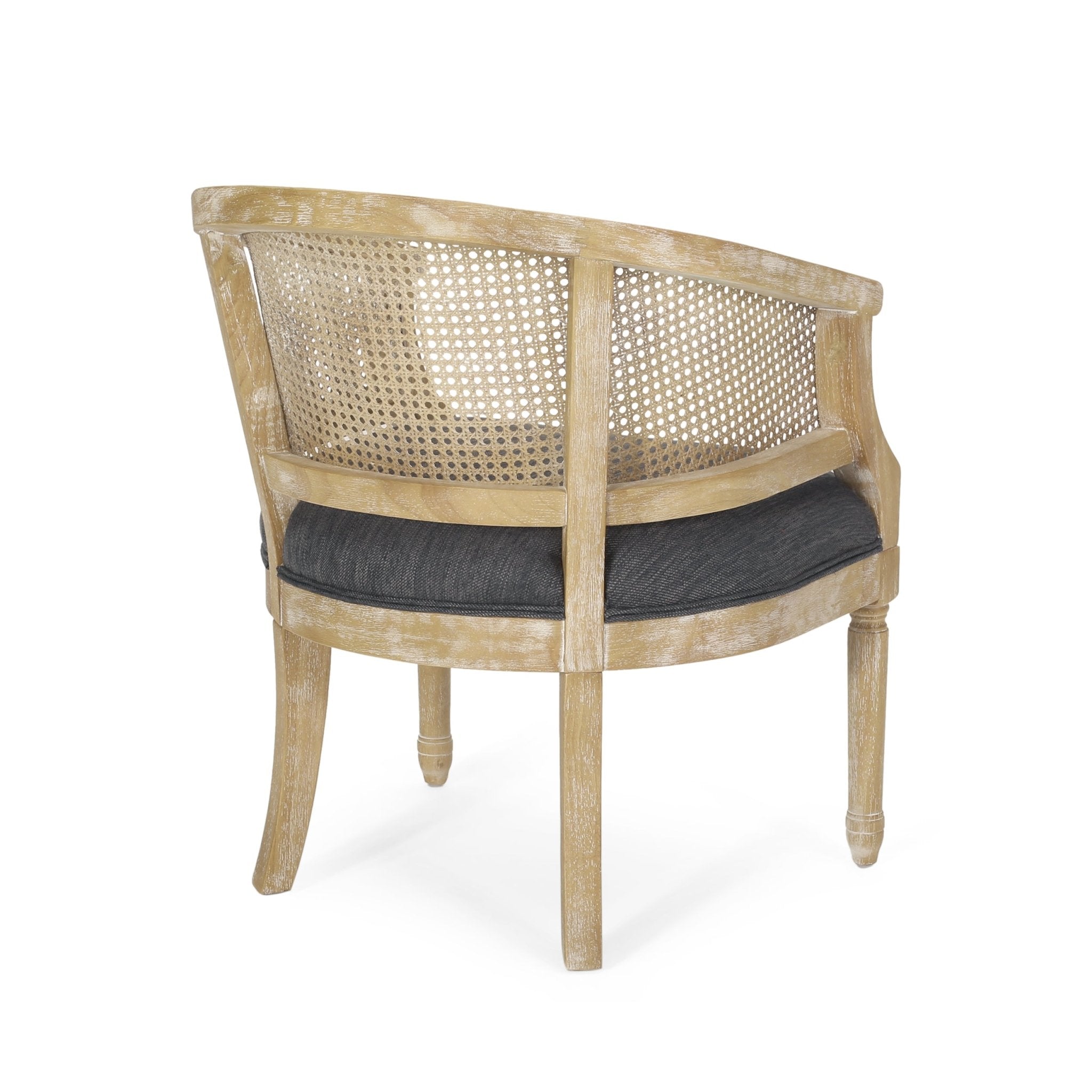 Accent Chair with Curved Back and Turned Leg - Pier 1