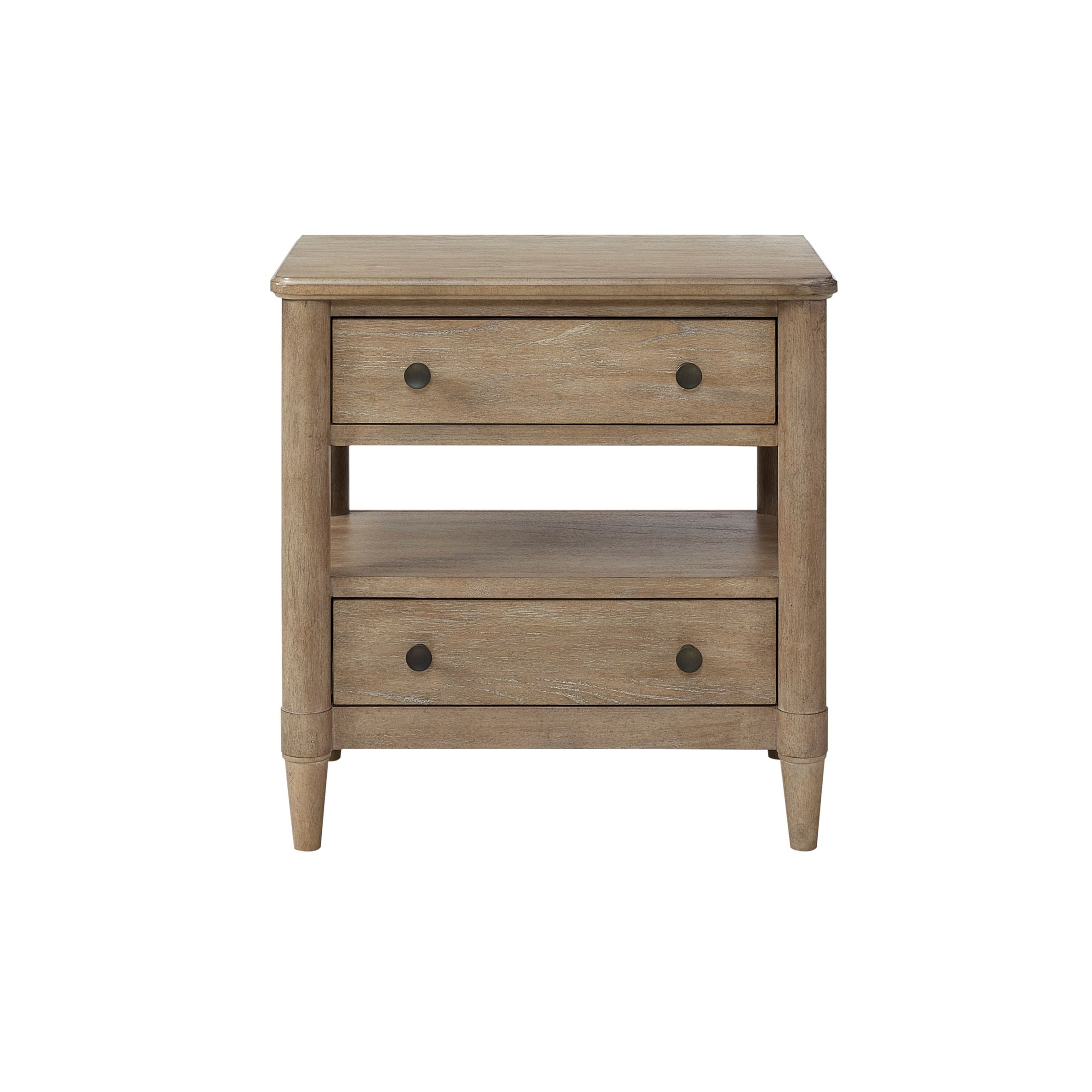 Nightstand with 2 Drawer and Open Shelf - Pier 1