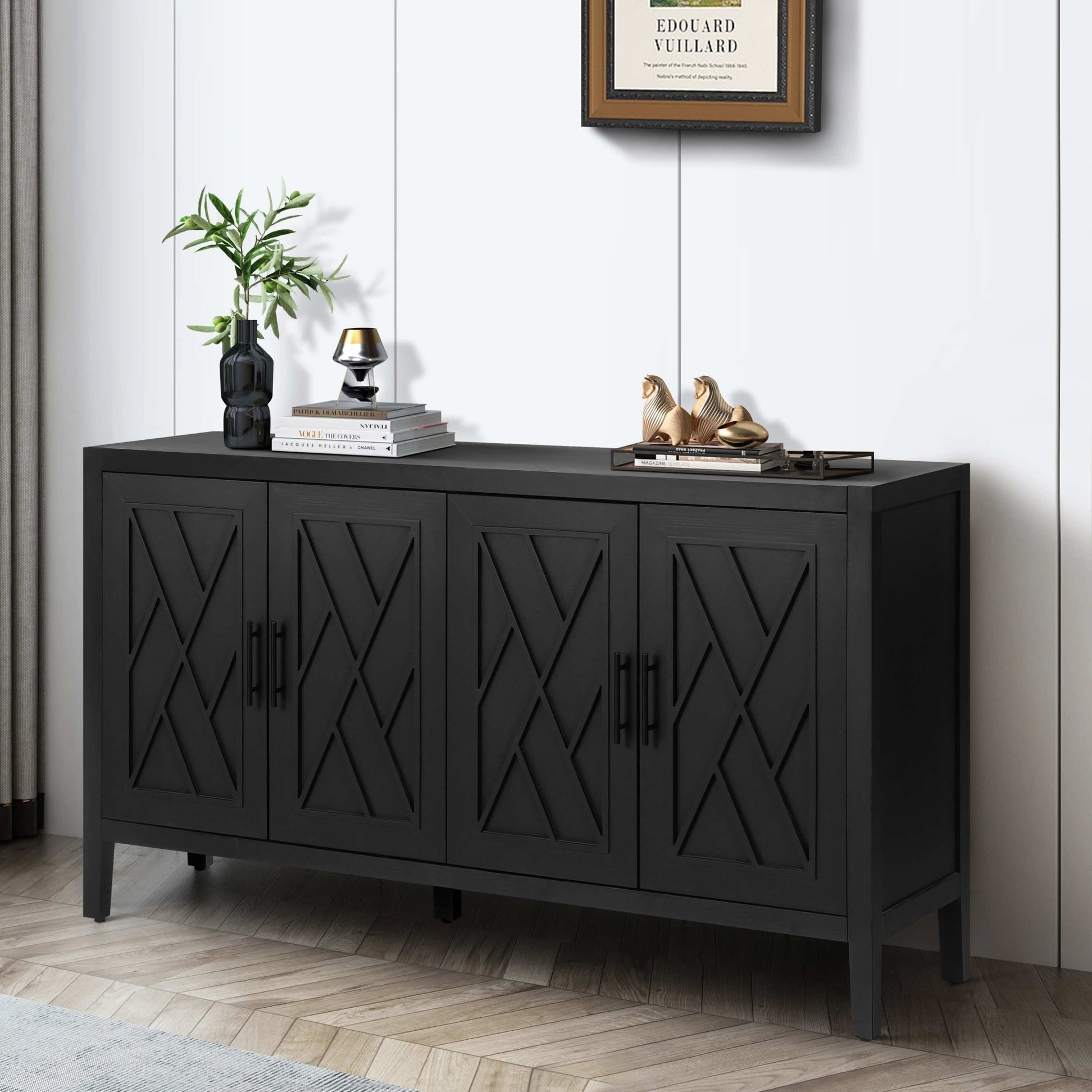 Arcanine 60" Sideboard with 4 Doors and Adjustable Shelves - Pier 1