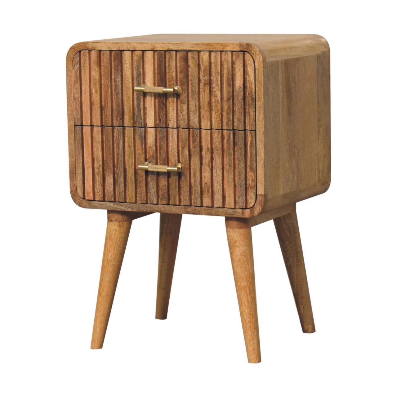 Architect Solid Wood Nightstand with 2 Drawers and Tapered Legs - Pier 1