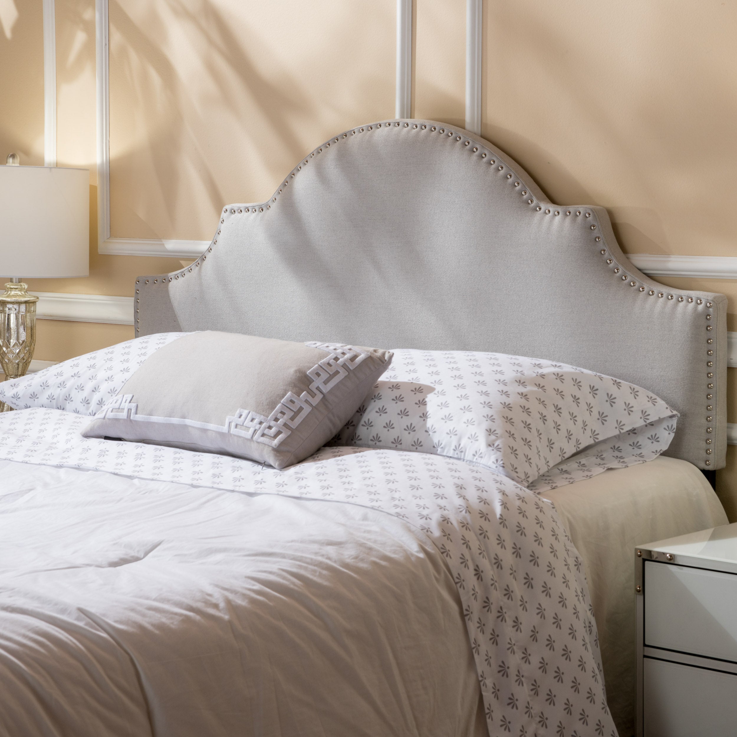 Upholstered Nailhead Trim Headboard – Pier 1