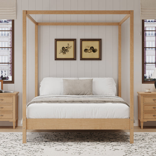 Solid Wood Canopy Bed – Pier 1