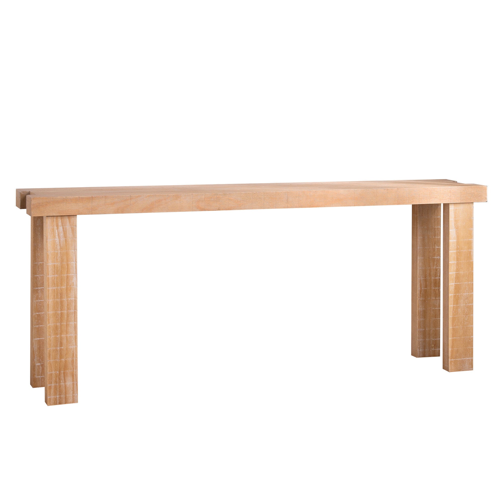Modern Farmhouse Notched Design Console Table – Pier 1