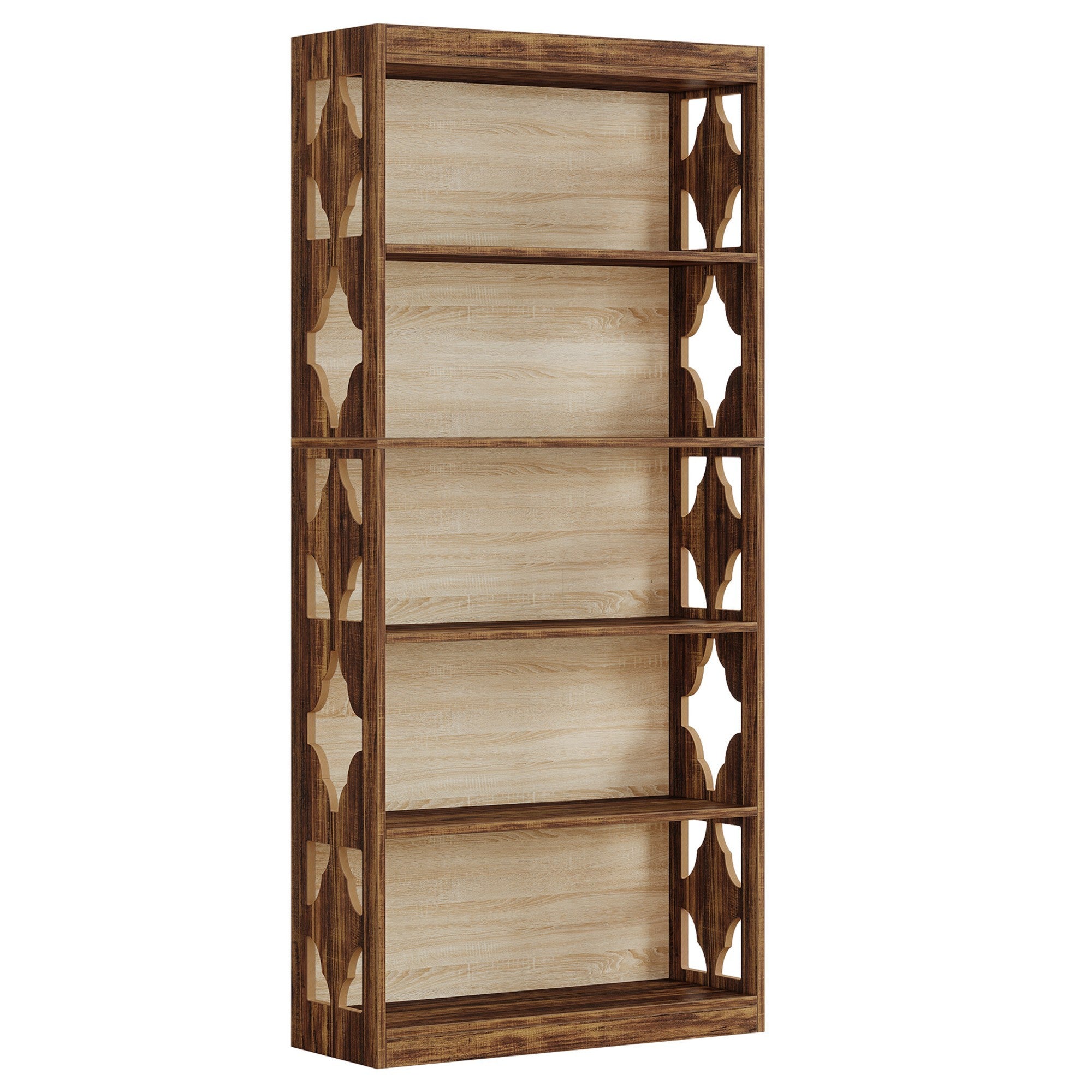 6-Tier Modern Rhombus Open Bookcase Storage Shelves – Pier 1
