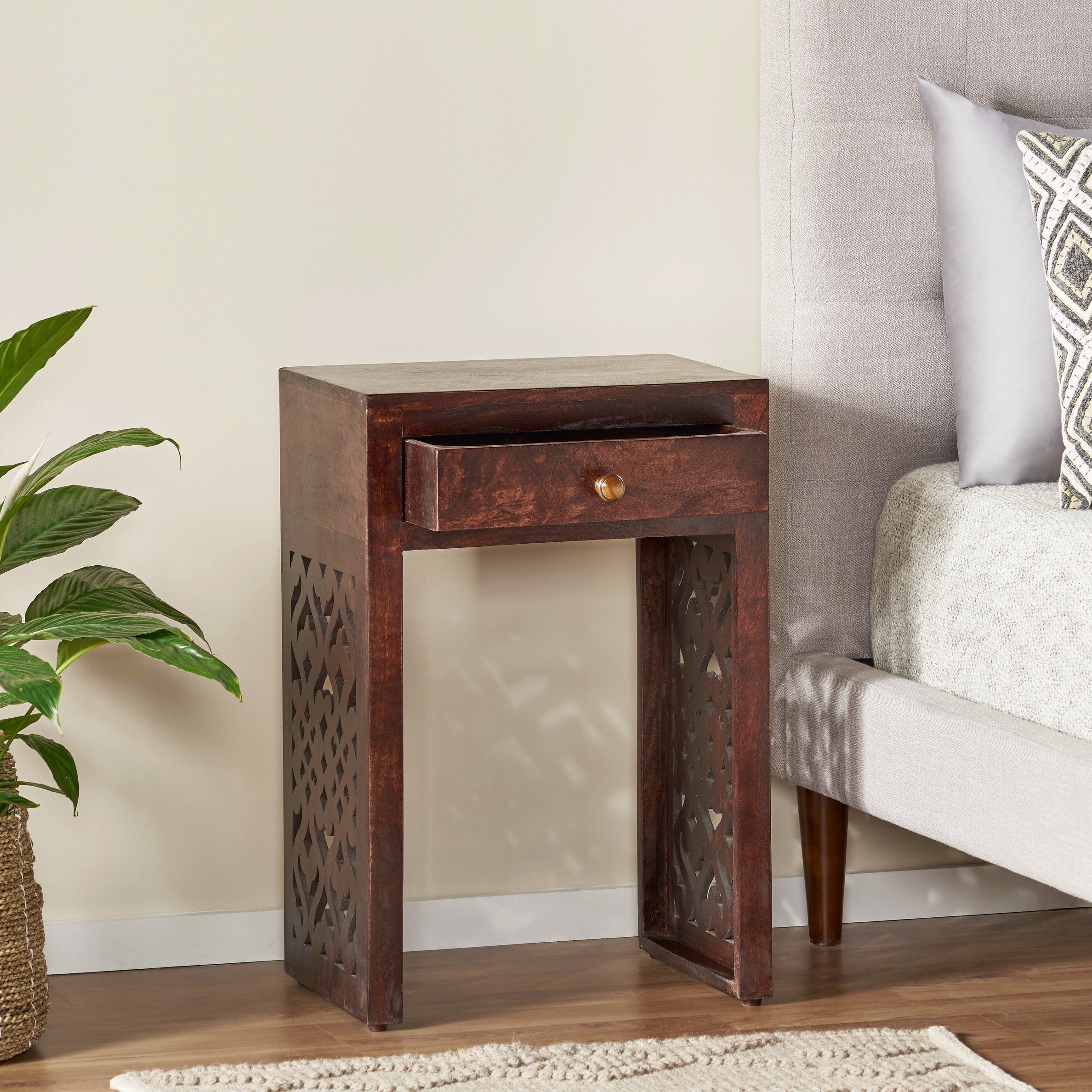 Carved Night Stand – Pier 1