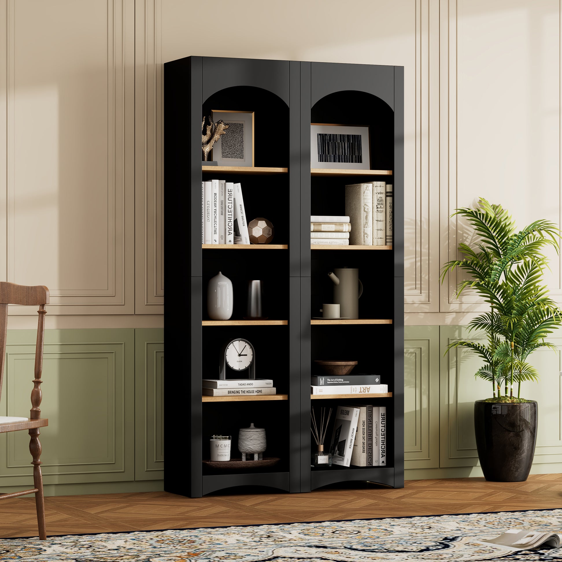 Farmhouse Two-Tone Storage Cabinet with Adjustable Shelves – Pier 1