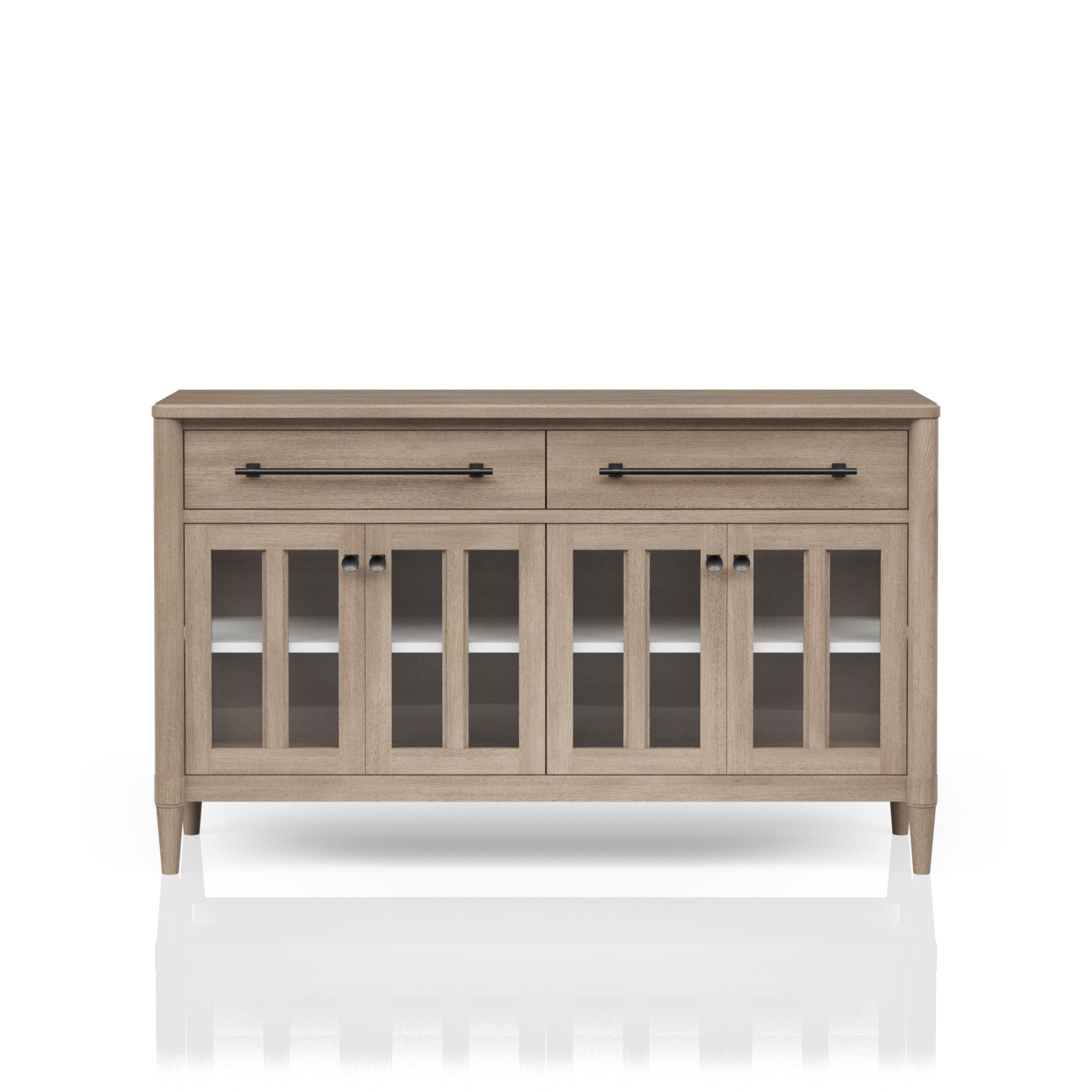 Buffet with Glass Cabinet Doors - Pier 1