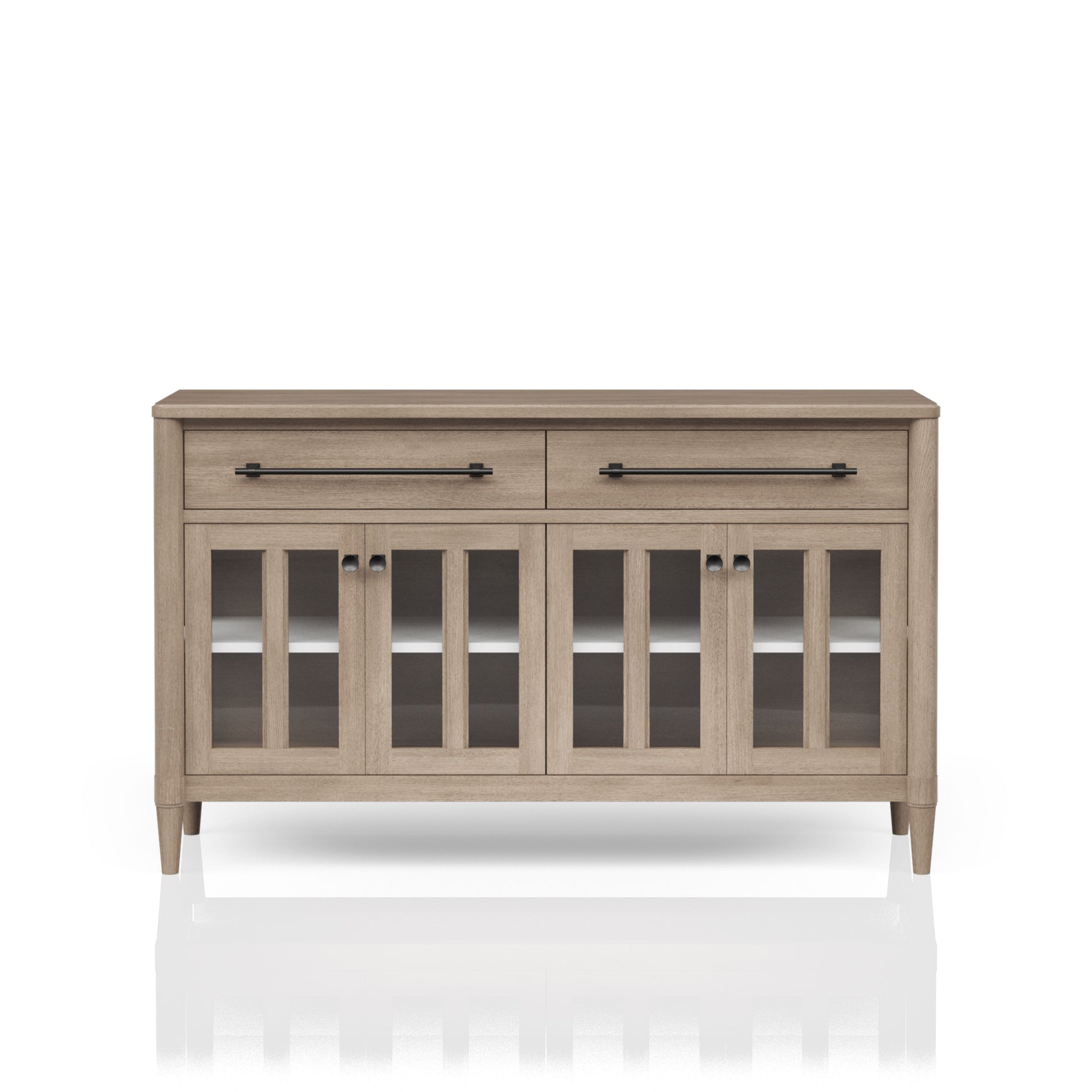 Buffet with Glass Cabinet Doors - Pier 1
