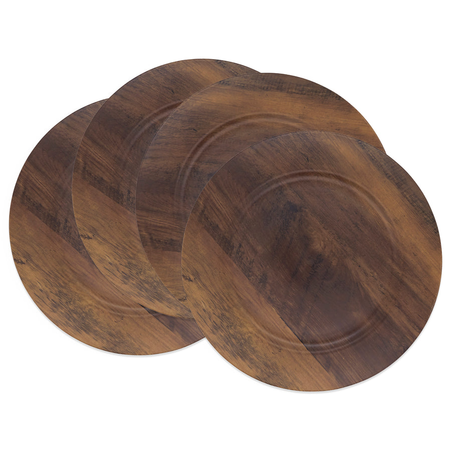 Sleek Faux Wood Charger, Set of 4 – Pier 1