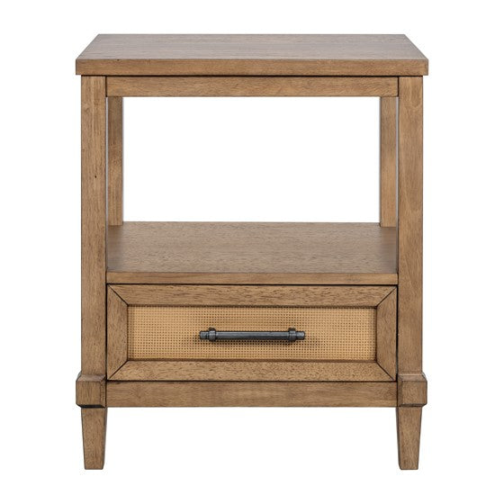 Nightstand with Bottom Drawer and Open Shelf - Pier 1