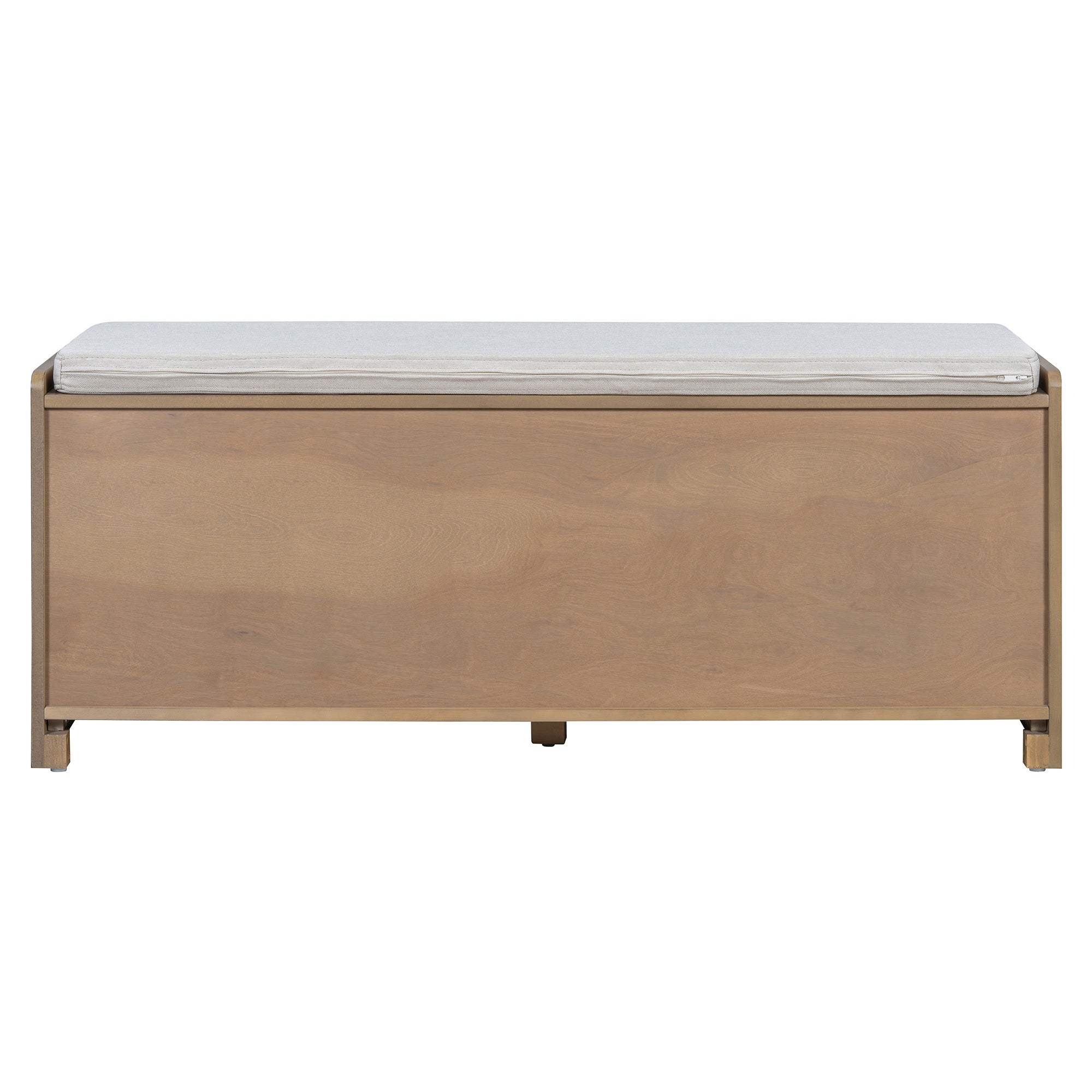 Storage Bench with Rattan Doors – Pier 1