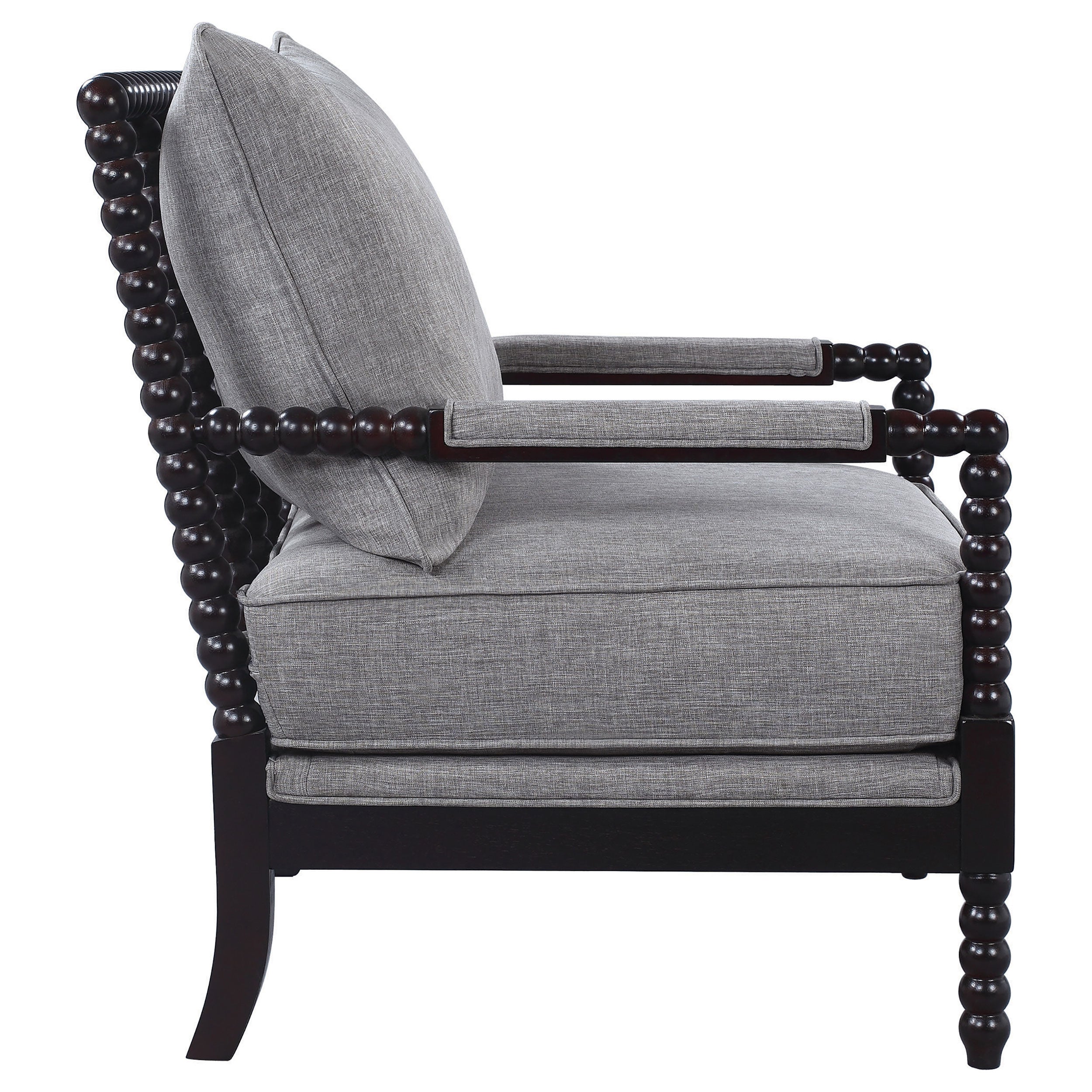 Upholstered Bobbin Accent Chair – Pier 1
