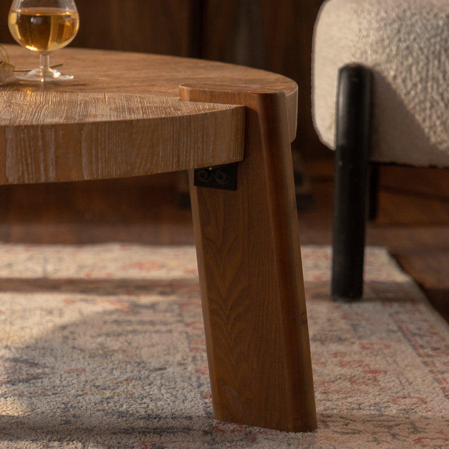 Wood Round Coffee Table – Pier 1