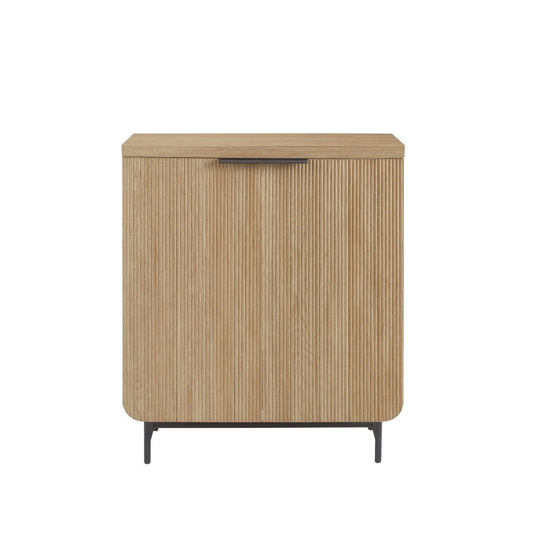 Fluted-Door Storage Console Cabinet - Pier 1