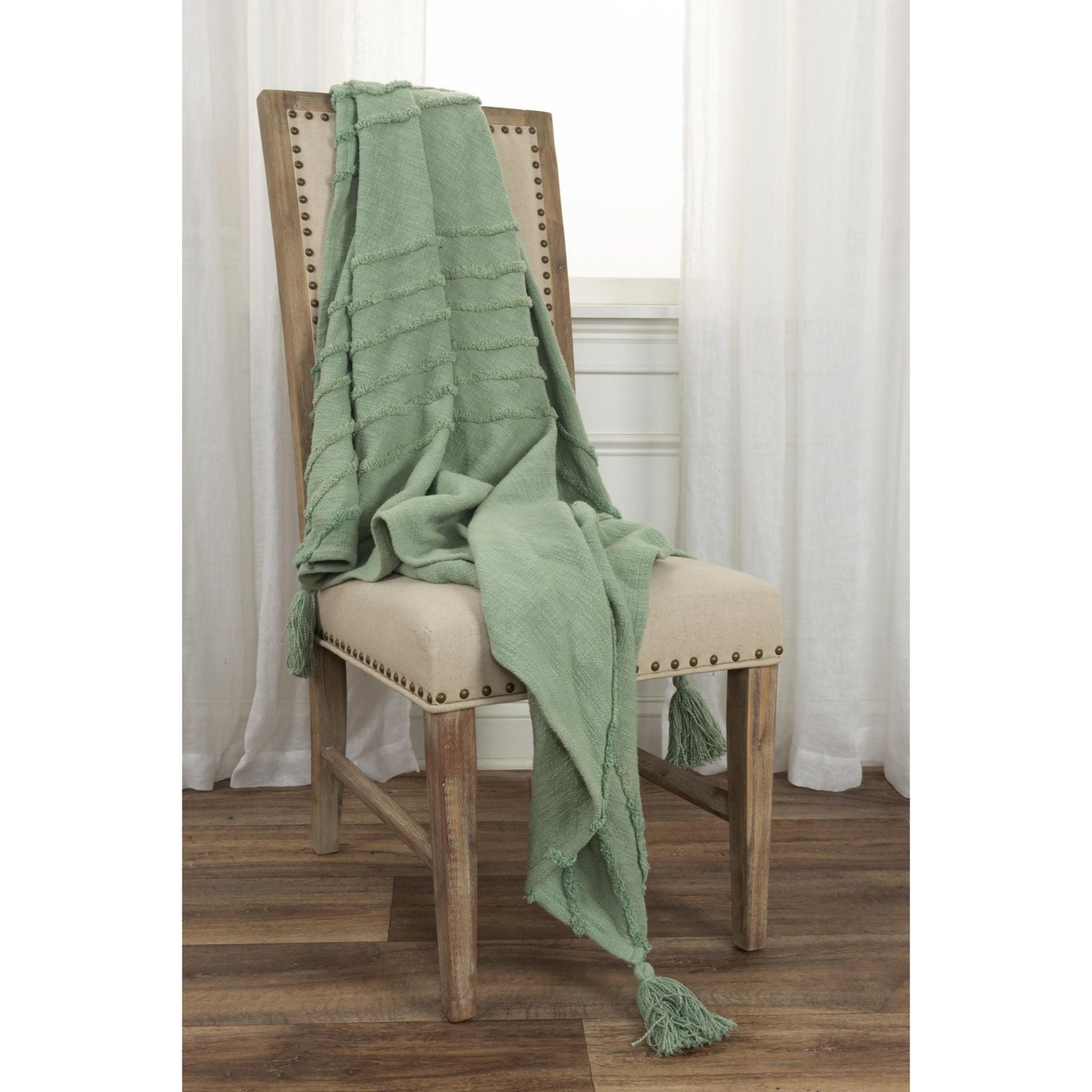 Geometric 100% Woven Textured Cotton Throw - Pier 1