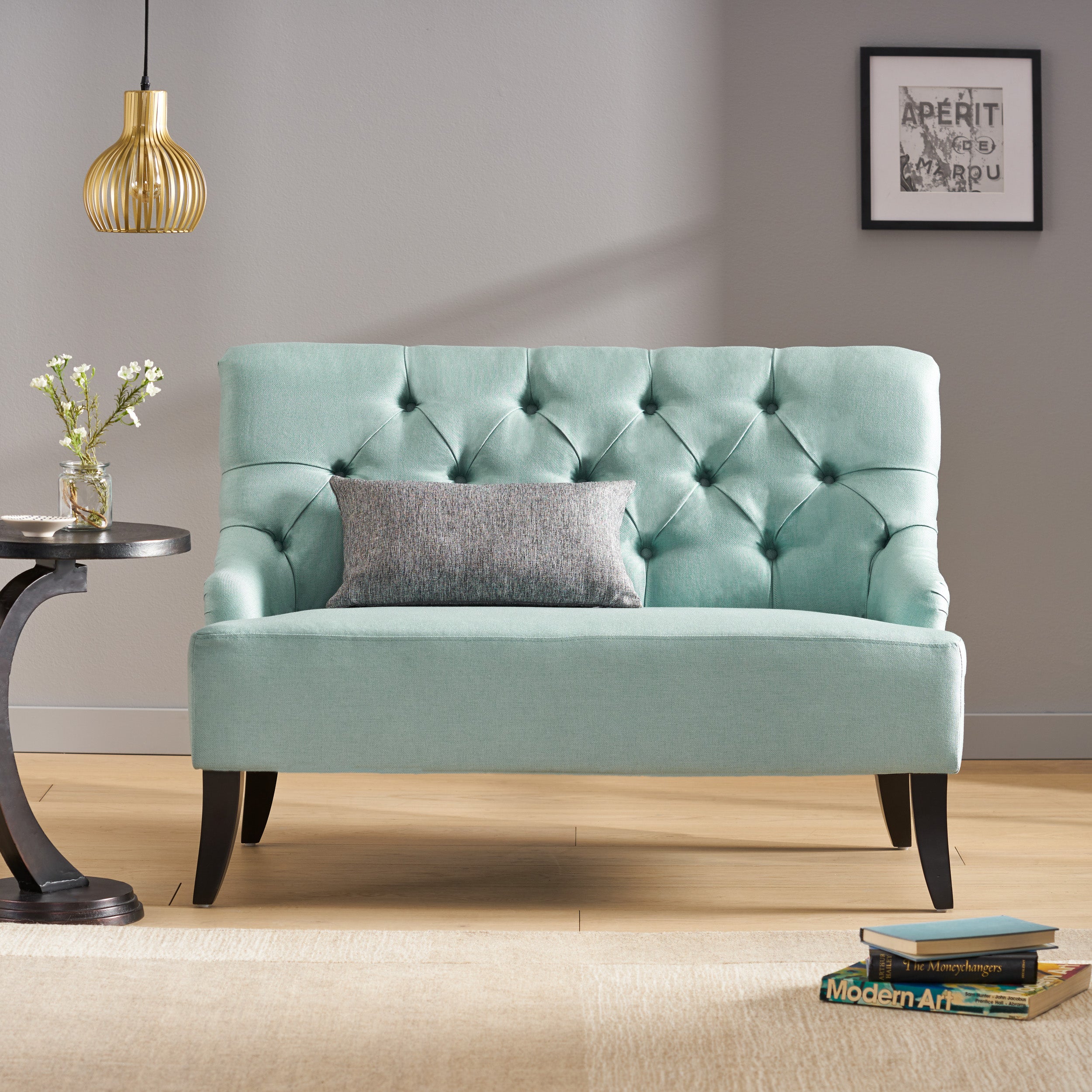 Nicole Button Tufted Settee – Pier 1
