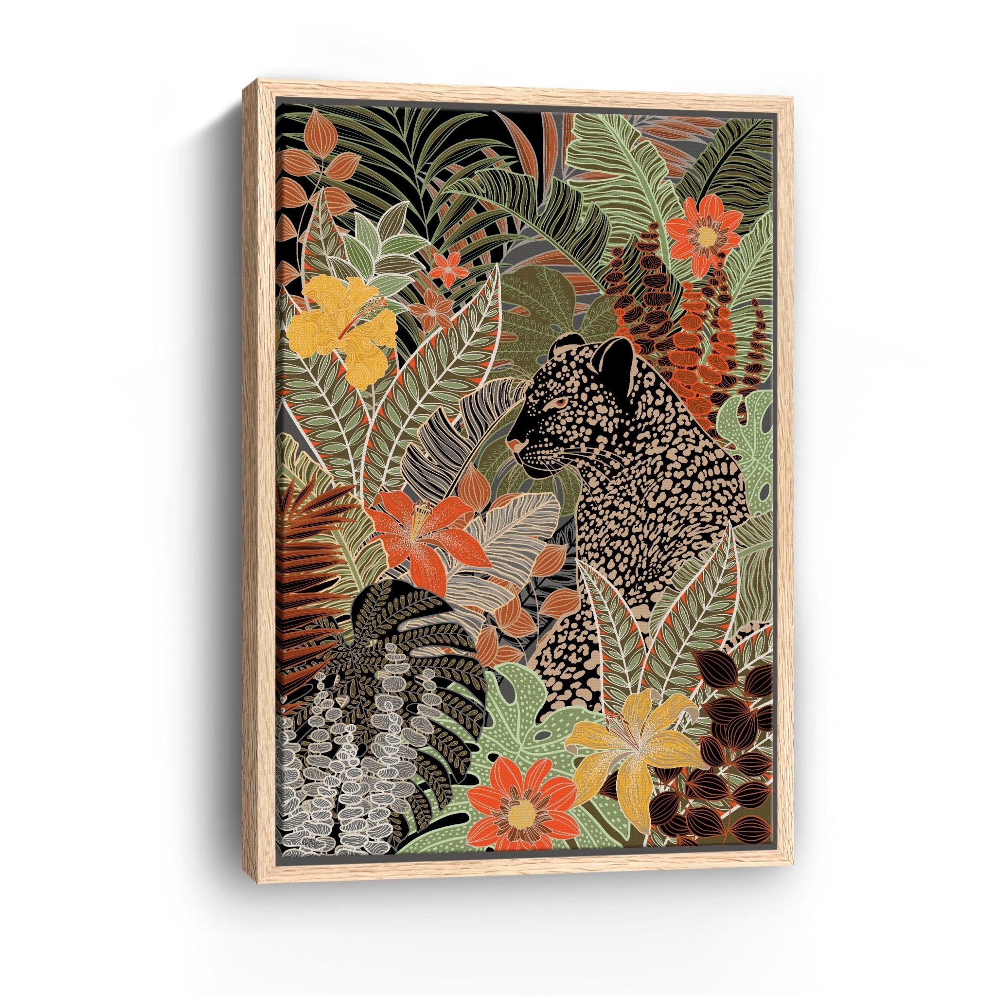 Modern Leopard Canvas Giclee - Pier 1