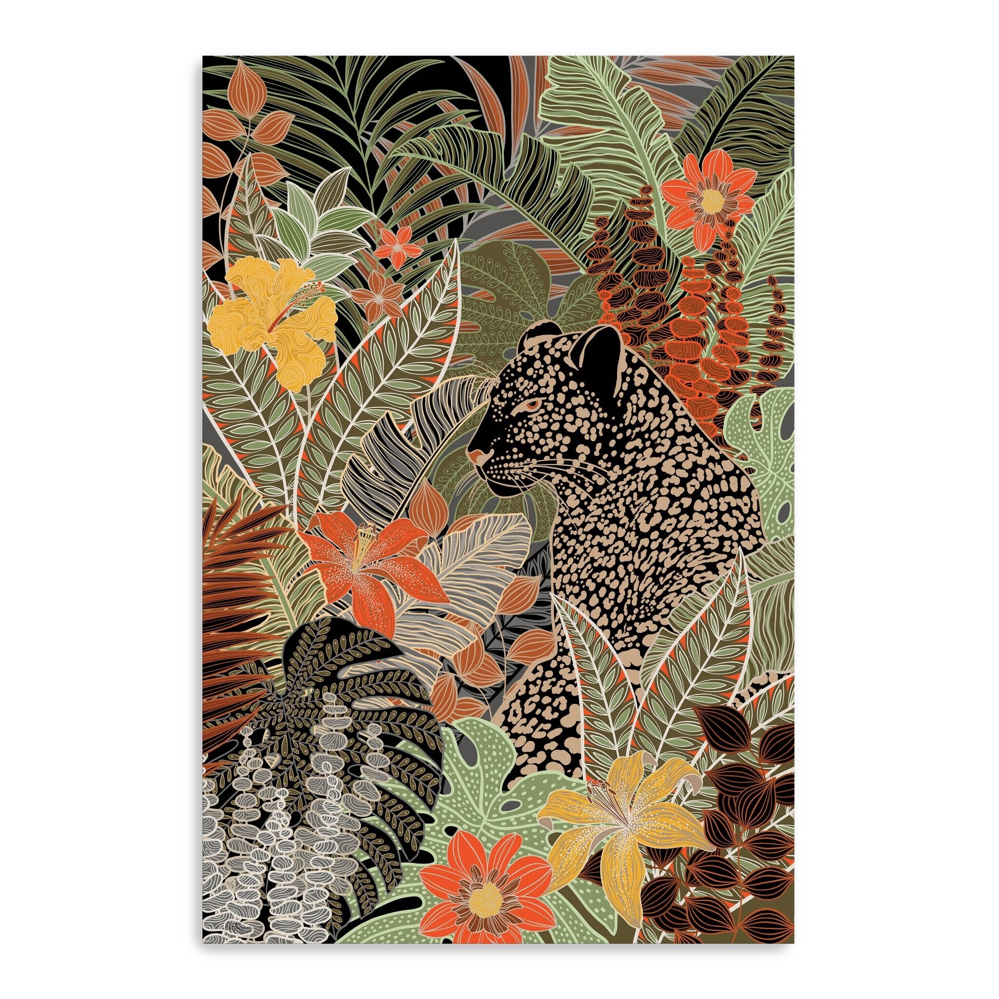 Modern Leopard Canvas Giclee - Pier 1