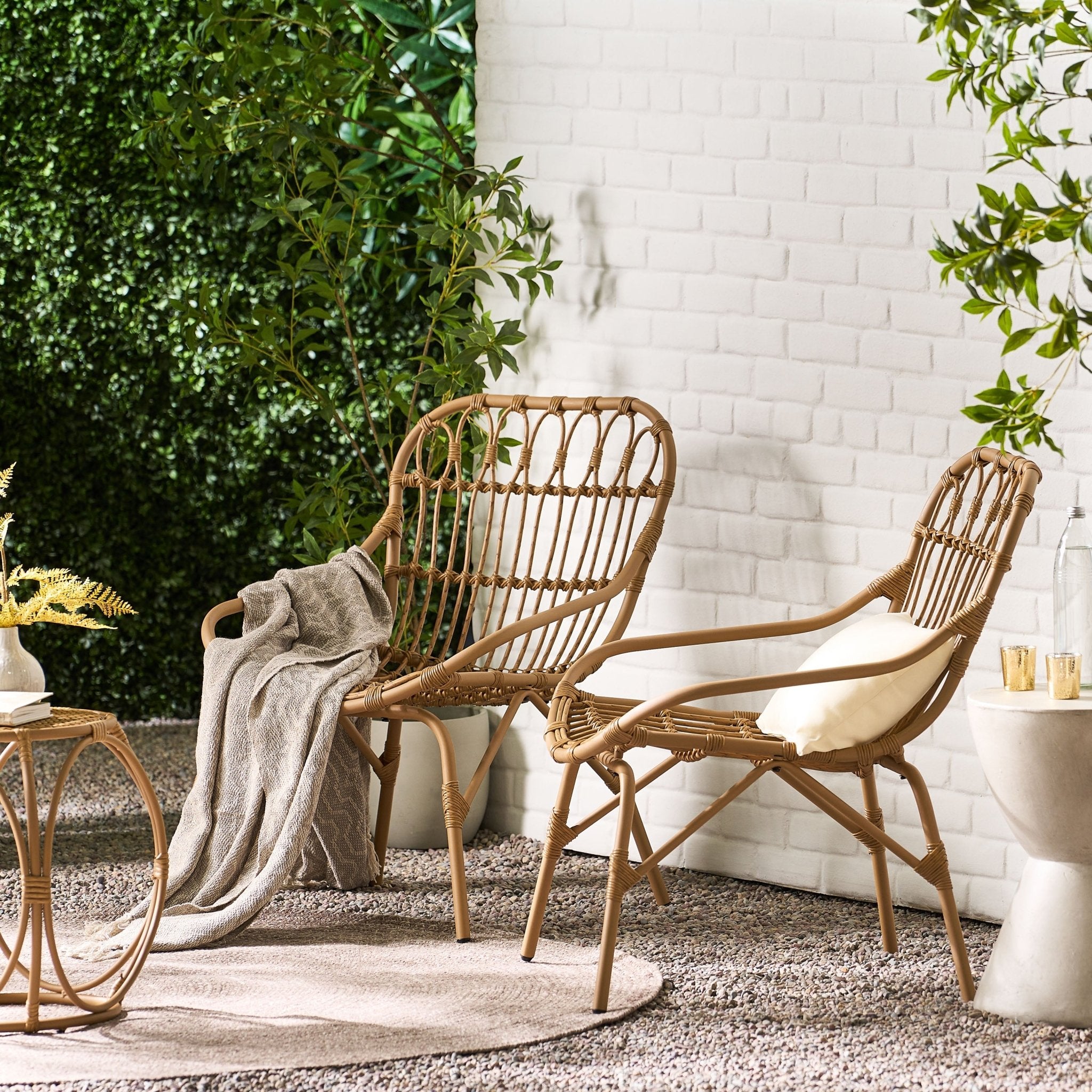 Monsoon Outdoor Accent Chair with Open Weave Design - Pier 1