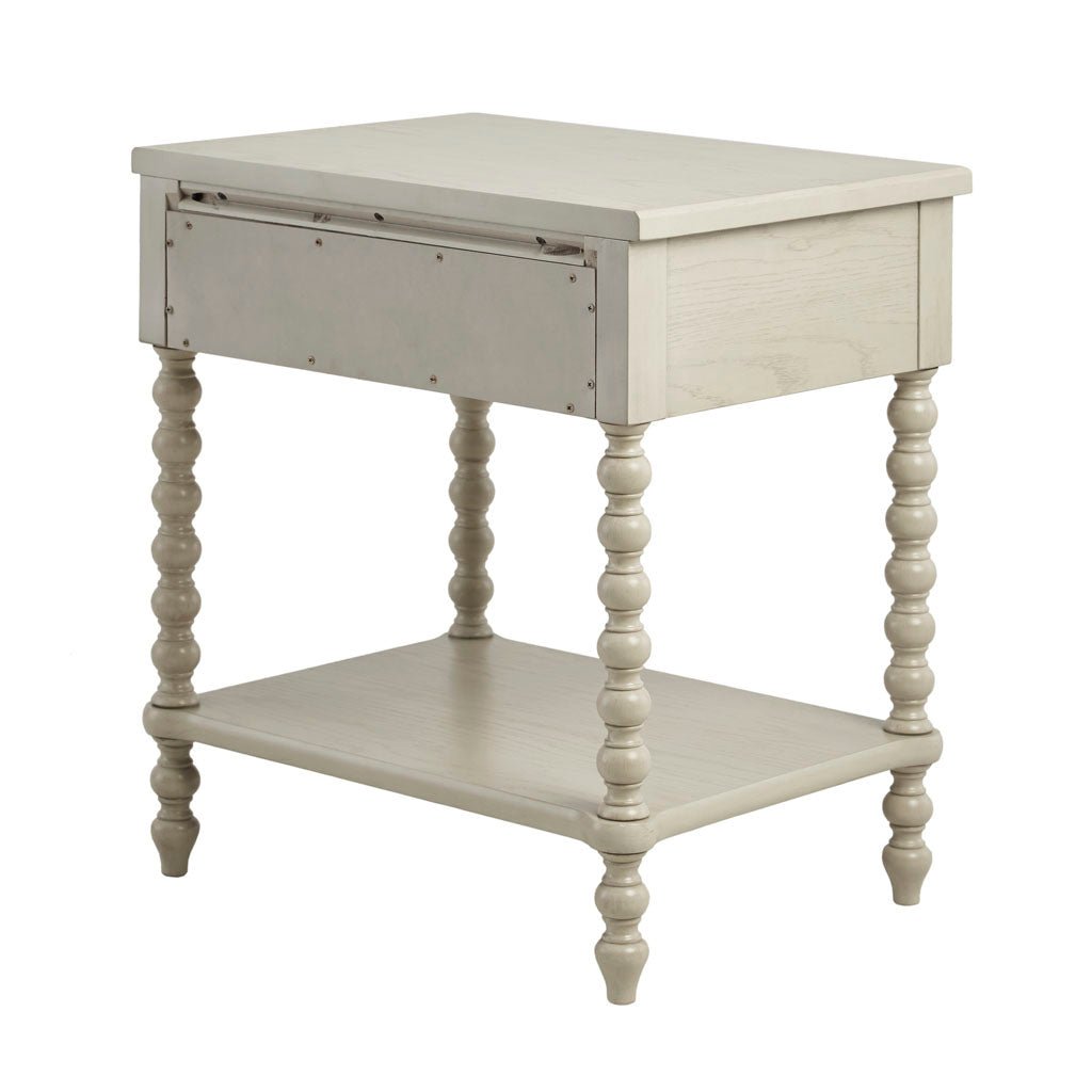 Nightstand with 1 Drawer and Turned Legs - Pier 1