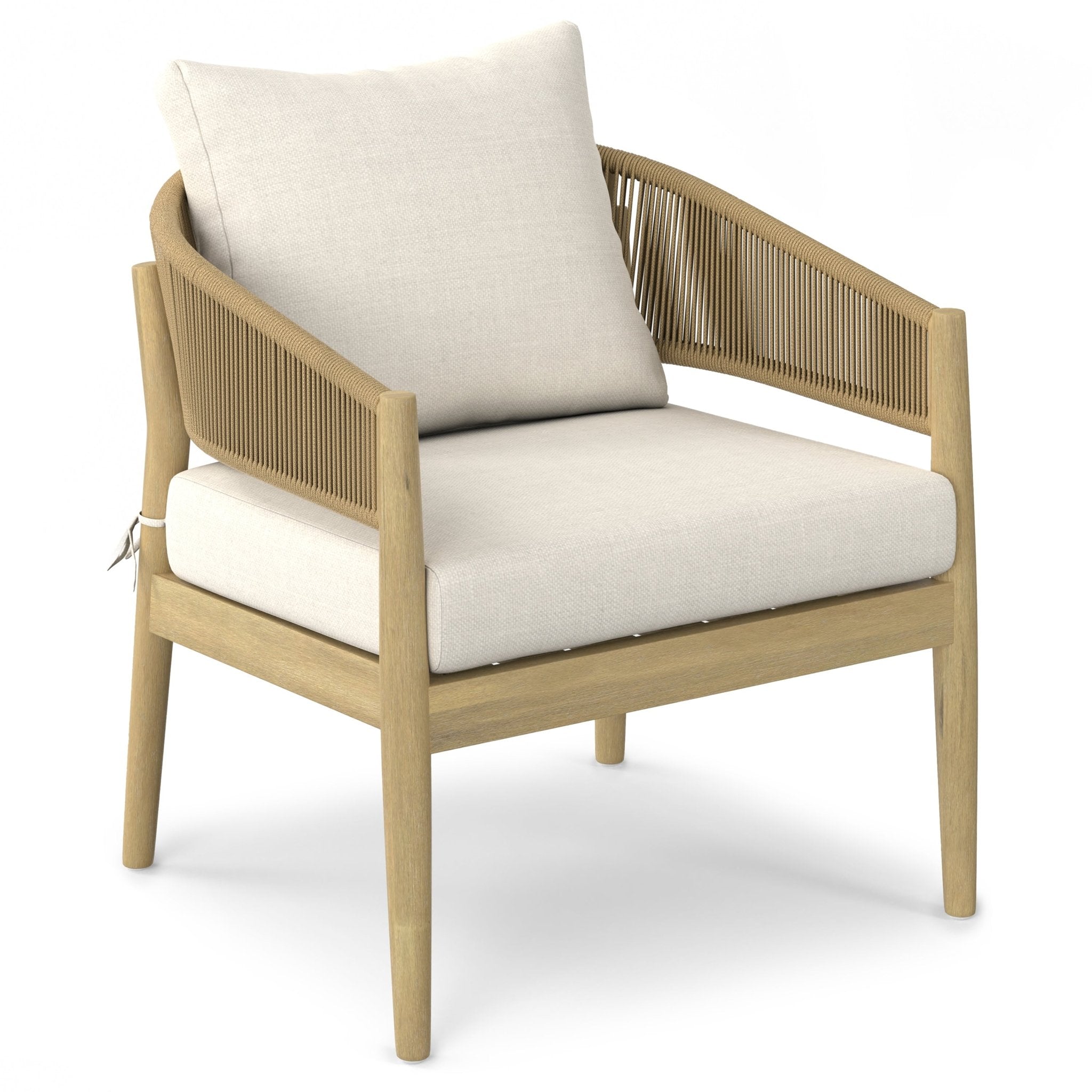 Outdoor Conversation Chair with Curved Back and Arm, Set of 2 - Pier 1