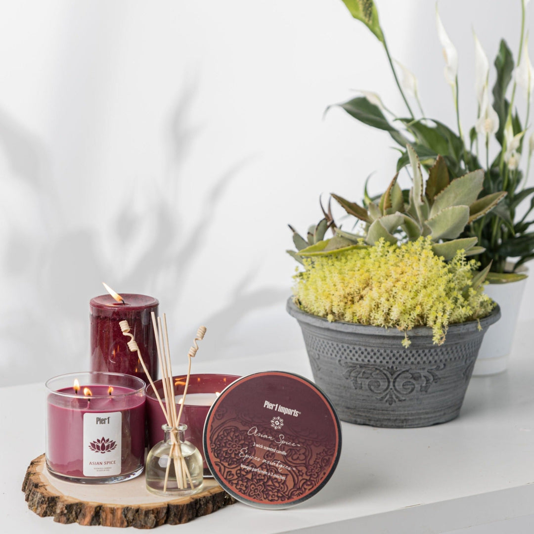 Pier 1 Asian Spice® Filled 3-Wick Candle 14oz - Pier 1