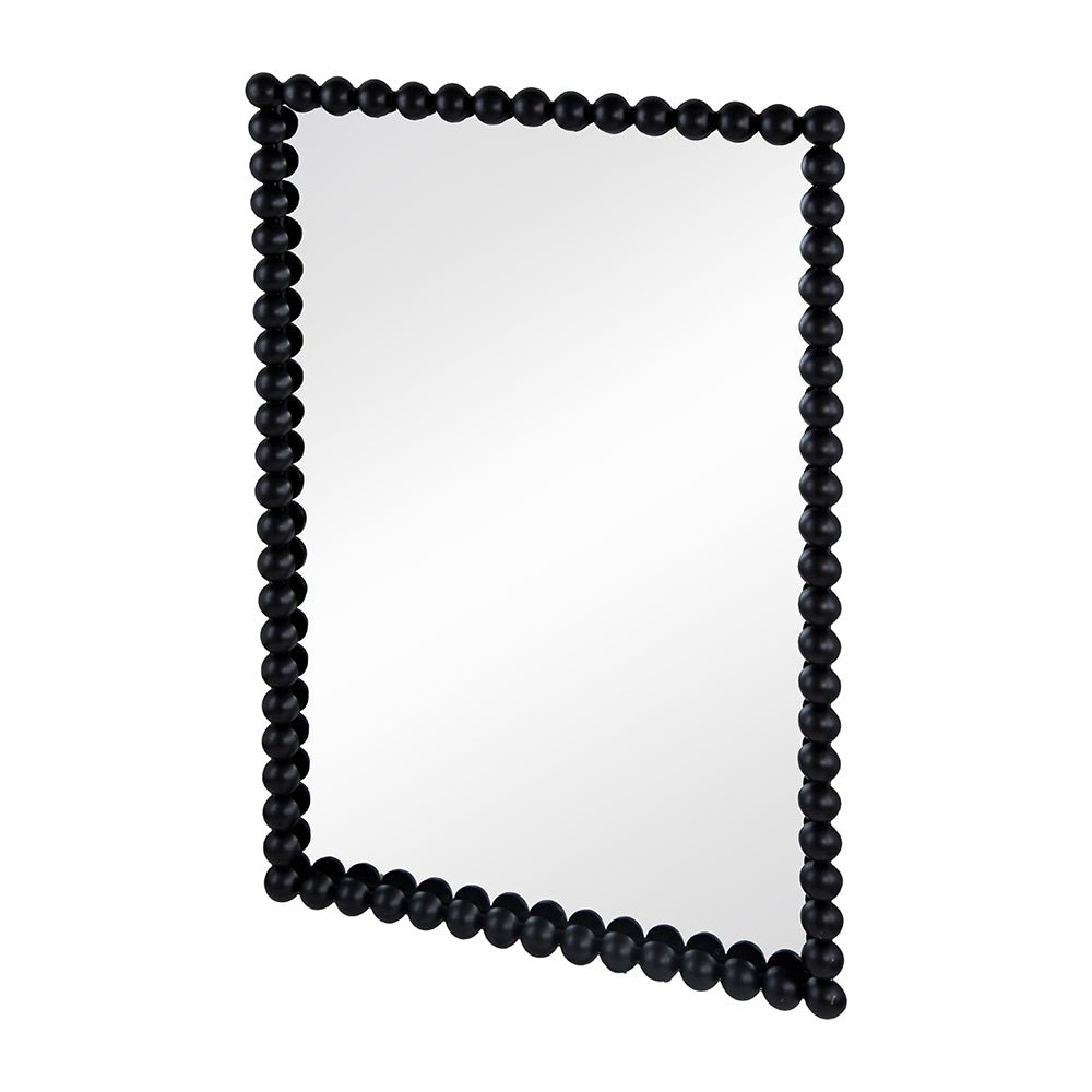 Rectangular Mirror with Metal Beaded Design - Pier 1