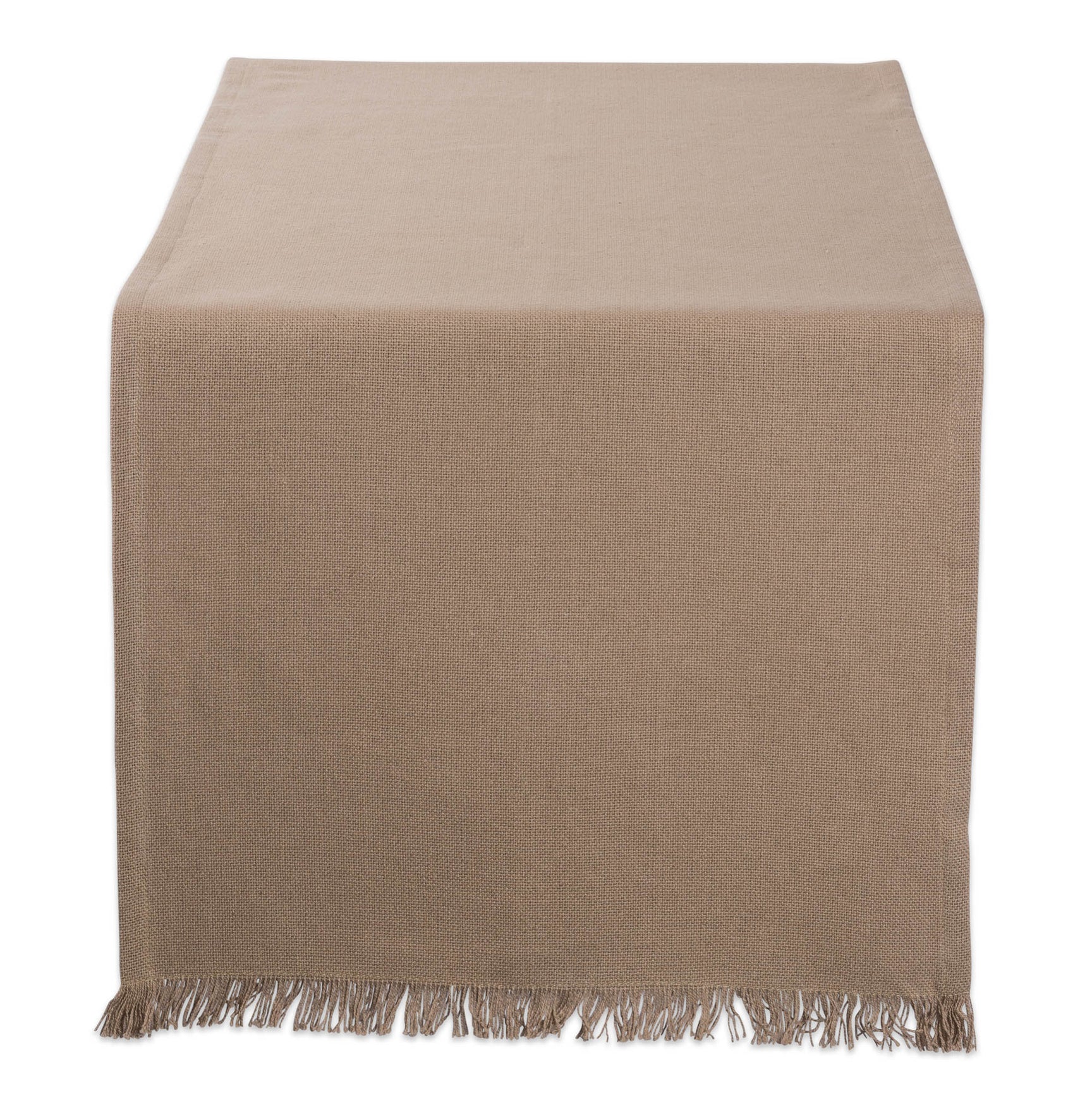STONE SOLID HEAVYWEIGHT FRINGED TABLE RUNNER 14x72 - Pier 1