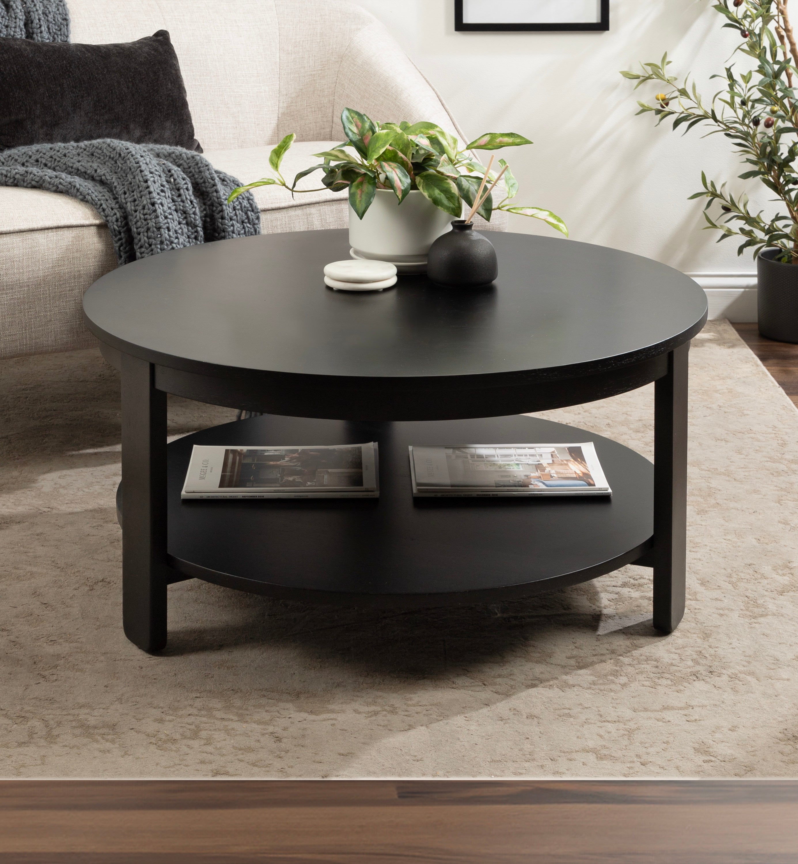 Foxford Round Wood Coffee Table – Pier 1