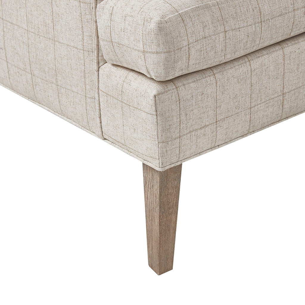 Upholstered Accent Chair with Wing Back and Recessed Arms - Pier 1