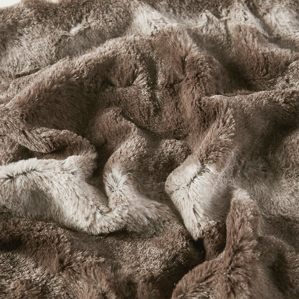 Wander Throw with Soft Faux Fur Face - Pier 1