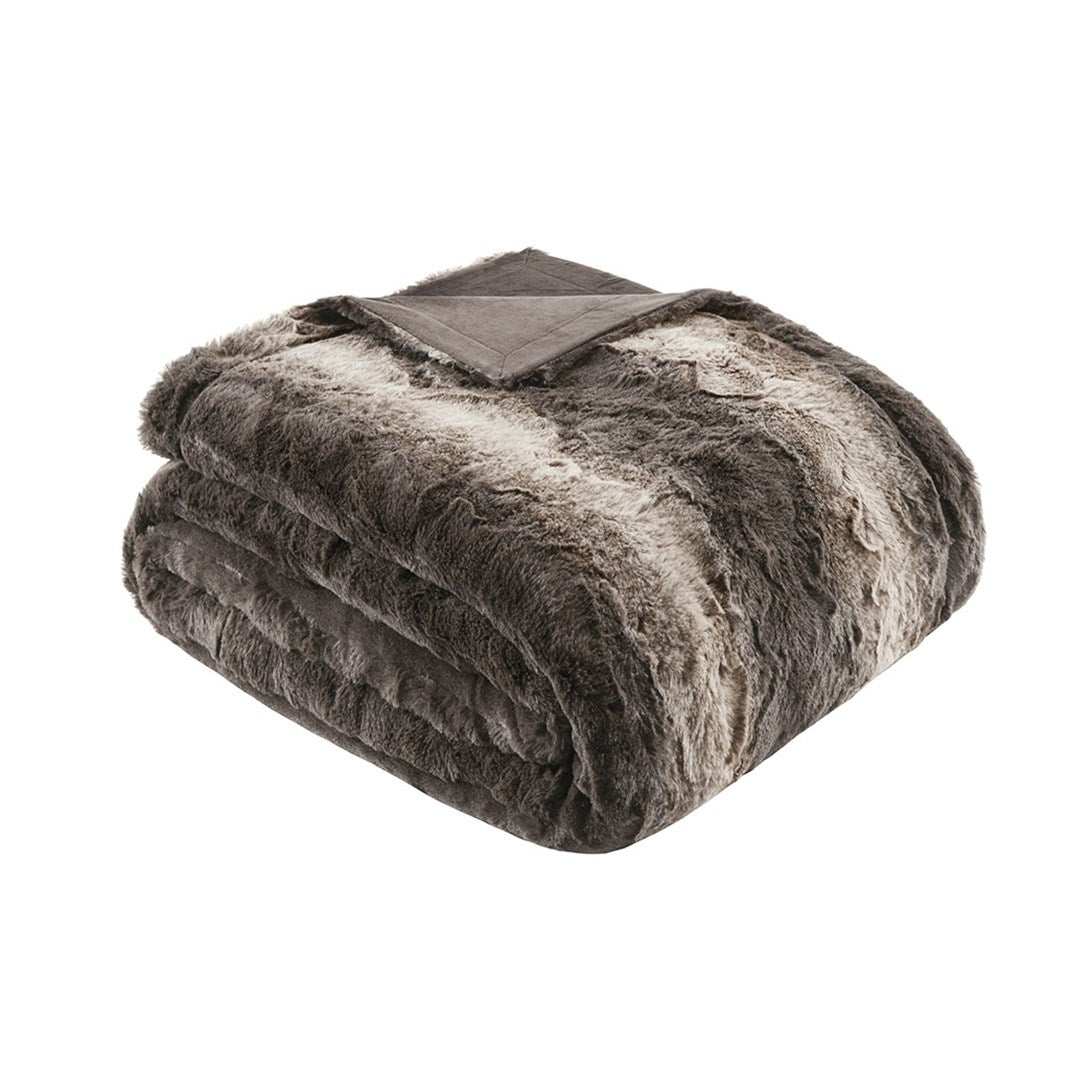 Wander Throw with Soft Faux Fur Face - Pier 1