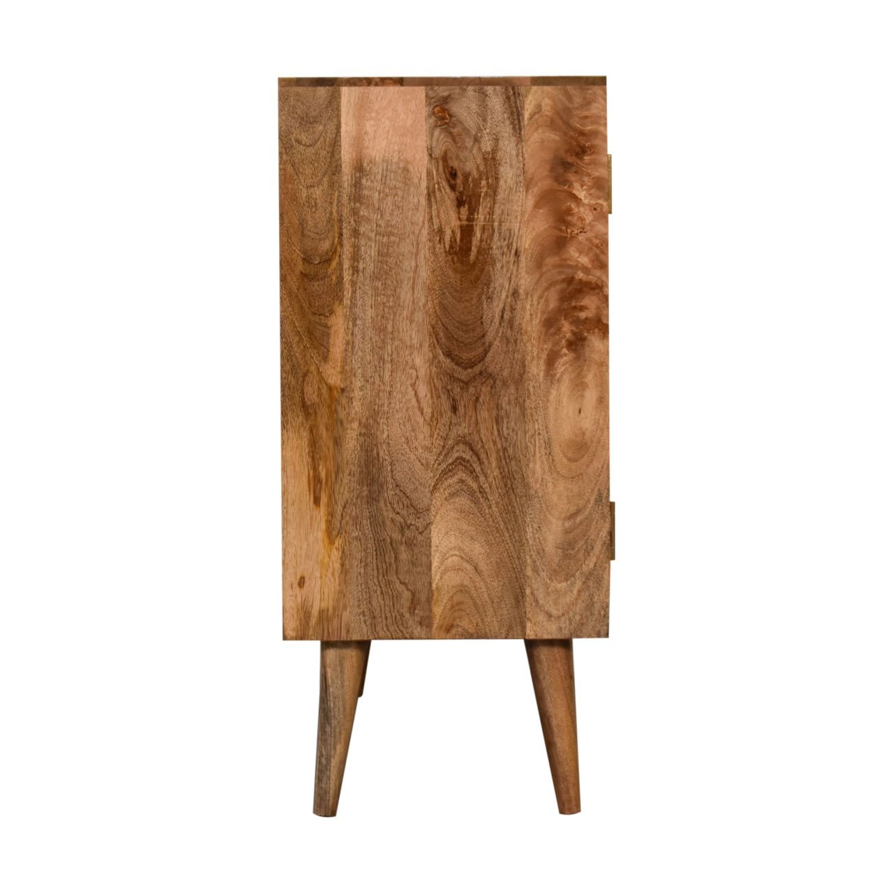 Wood Close-knit Leaf Cabinet with 2 Shelves - Pier 1