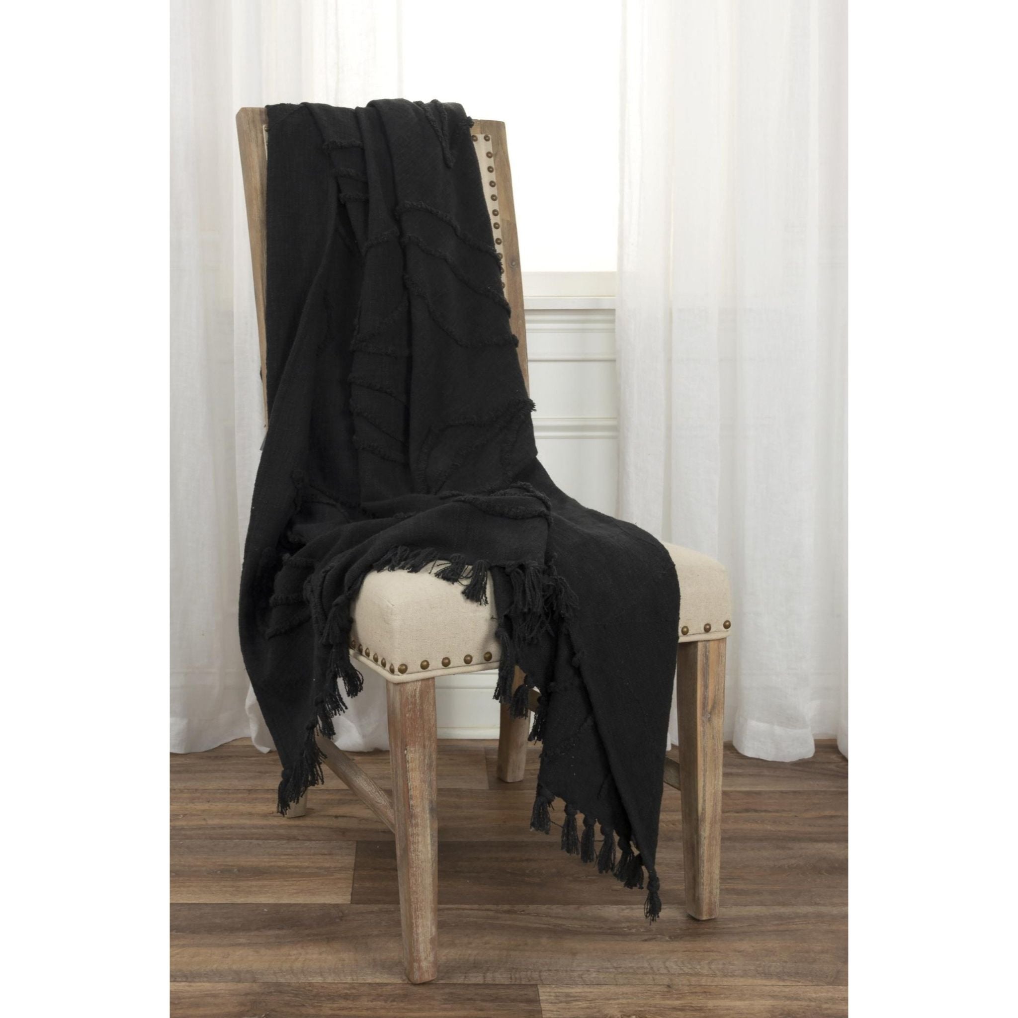 Woven Botanical 100% Woven Textured Cotton Throw - Pier 1