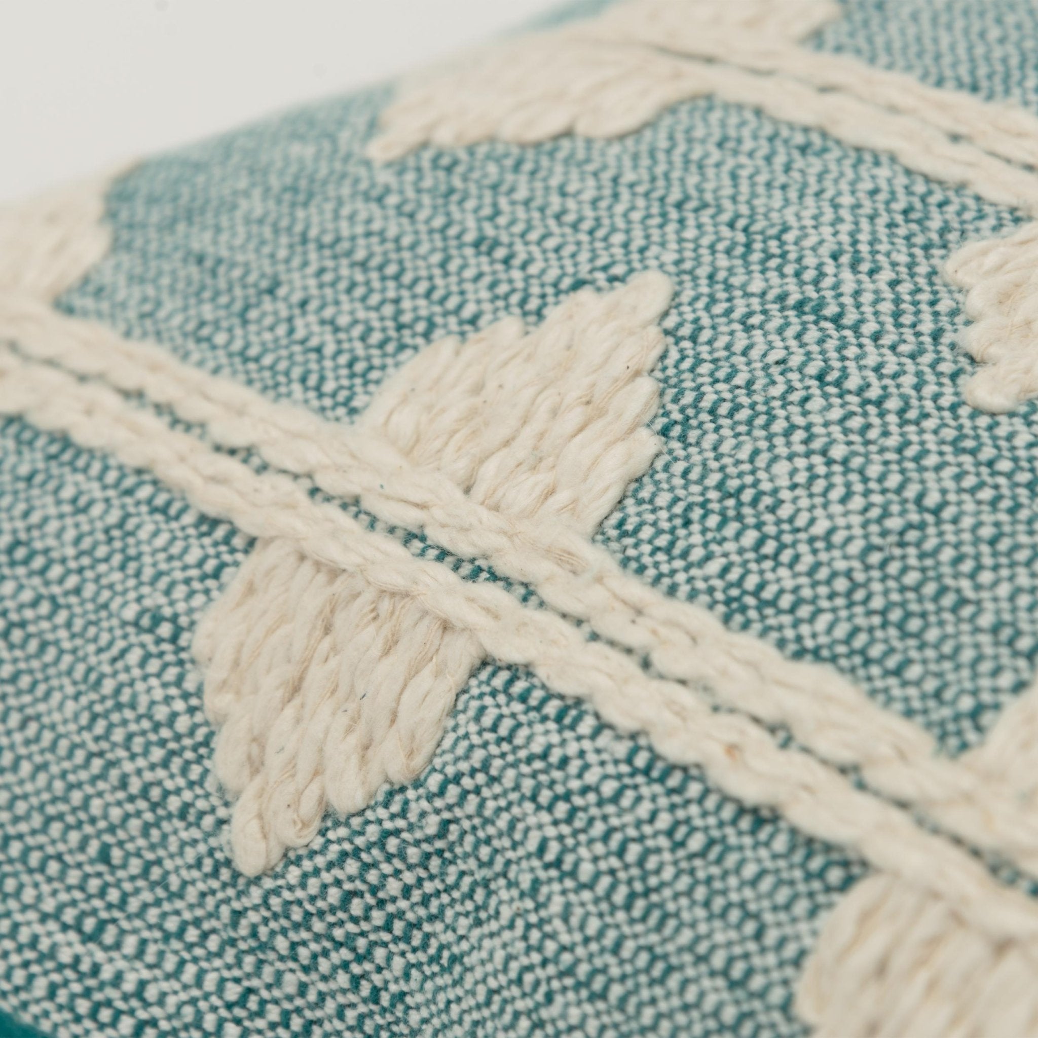 Woven 100% Cotton Diamond Decorative Throw Pillow - Pier 1