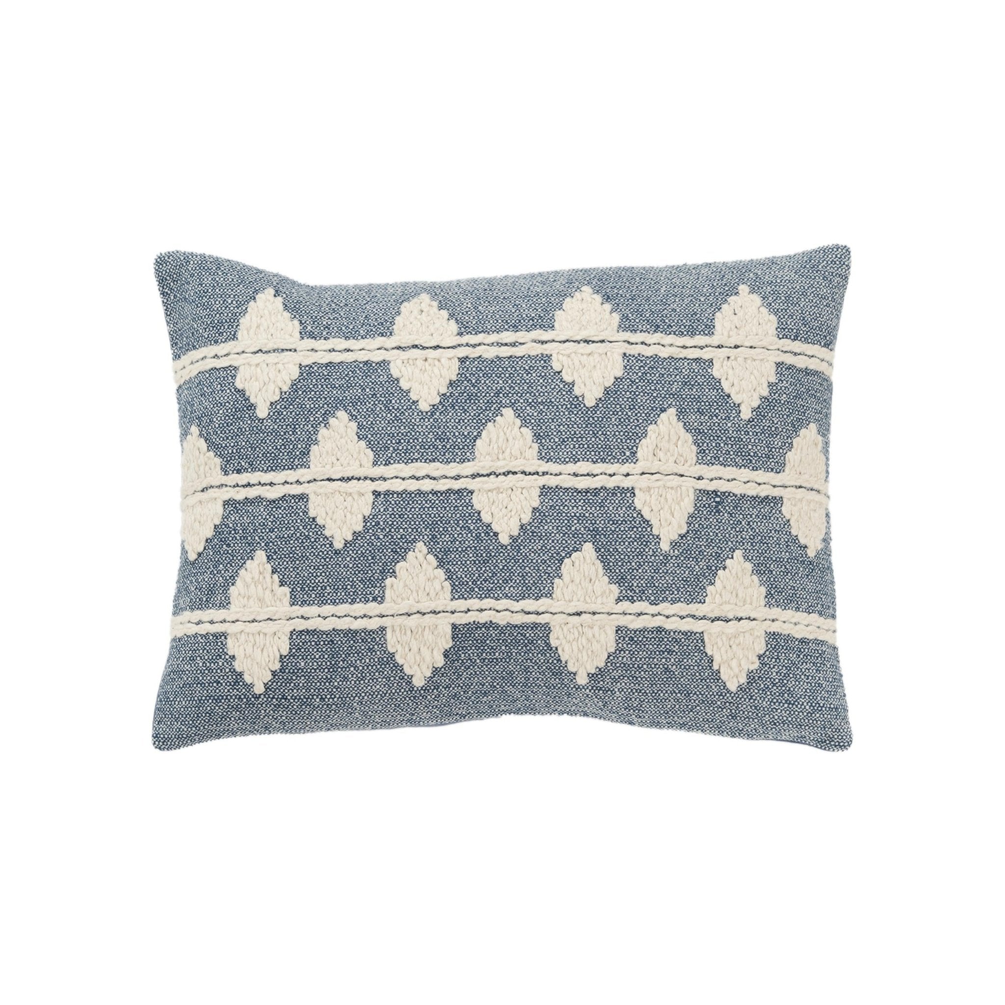 Woven 100% Cotton Diamond Decorative Throw Pillow - Pier 1