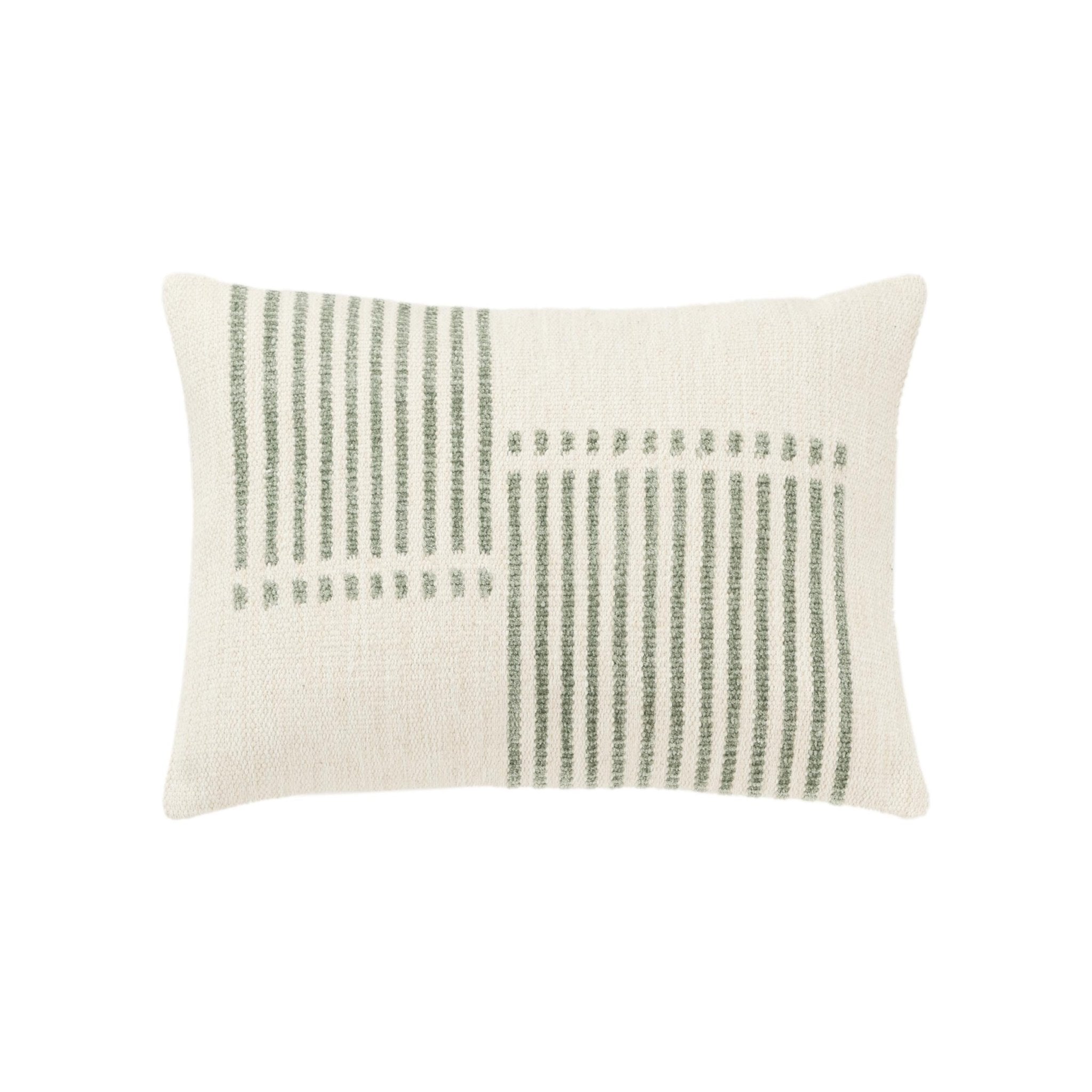 Woven 88% Cotton,12% Rayon stripe Decorative Throw Pillow - Pier 1