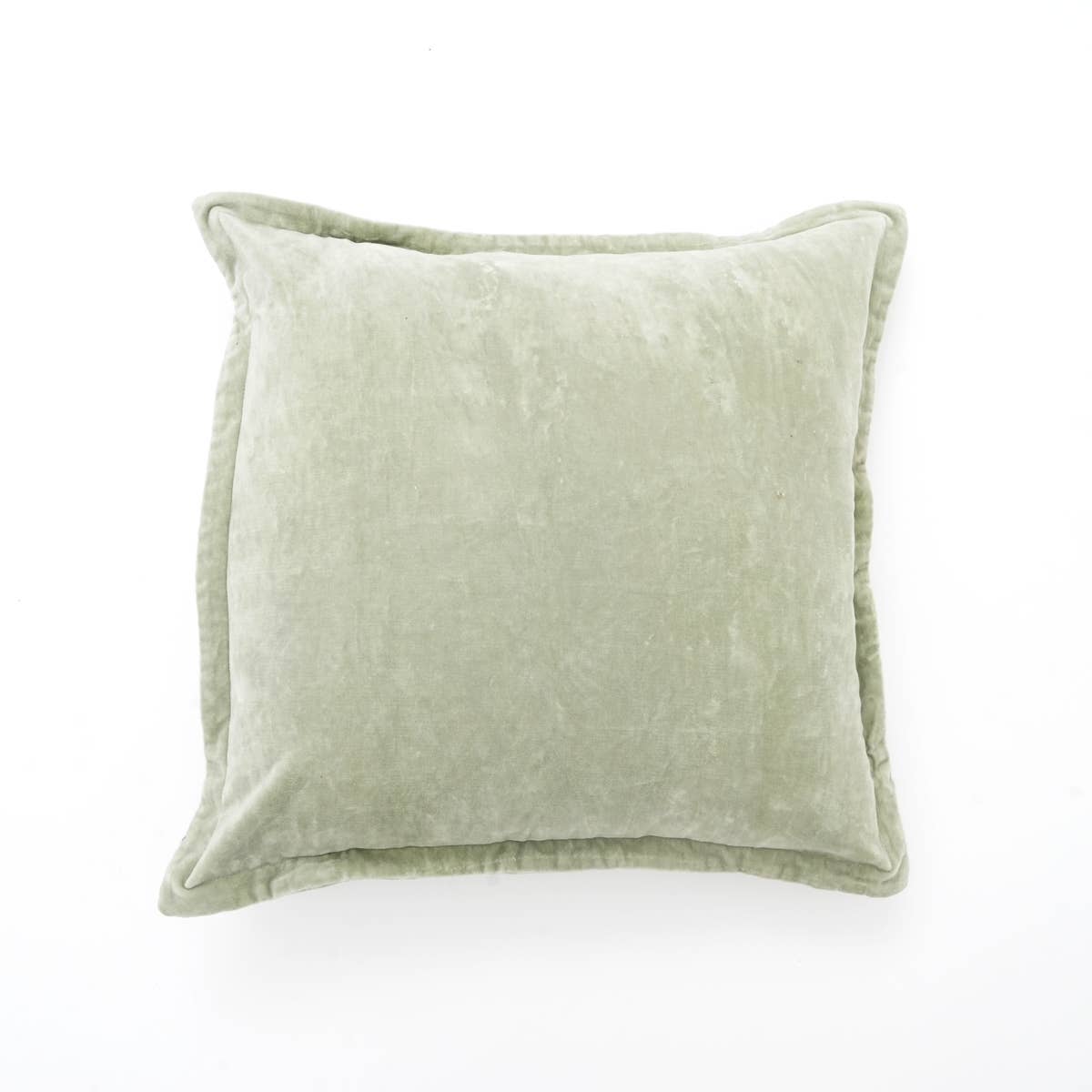 Cotton Velvet Solid Cushion with Flanges (Lavender) - Pier 1