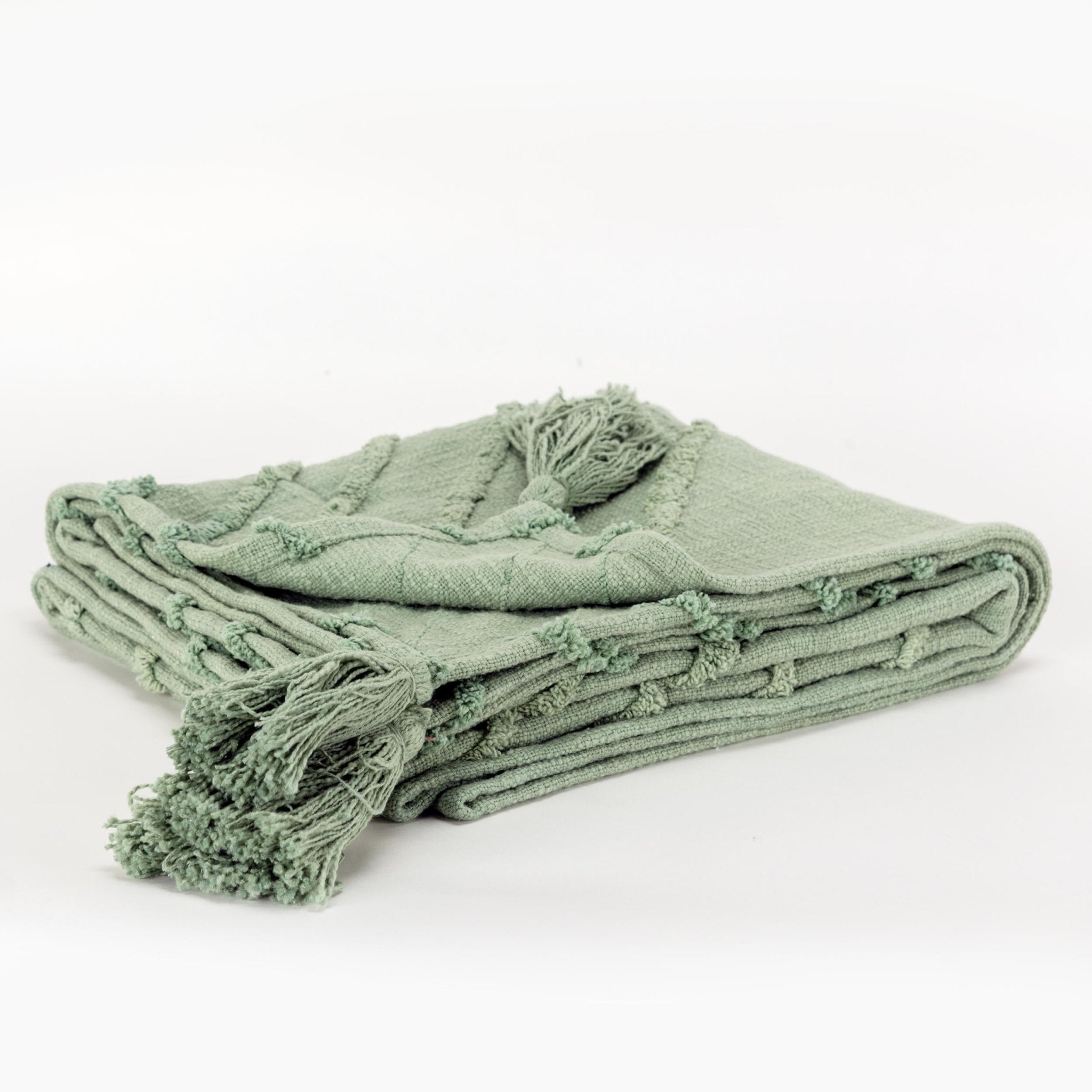 Geometric 100% Woven Textured Cotton Throw - Pier 1