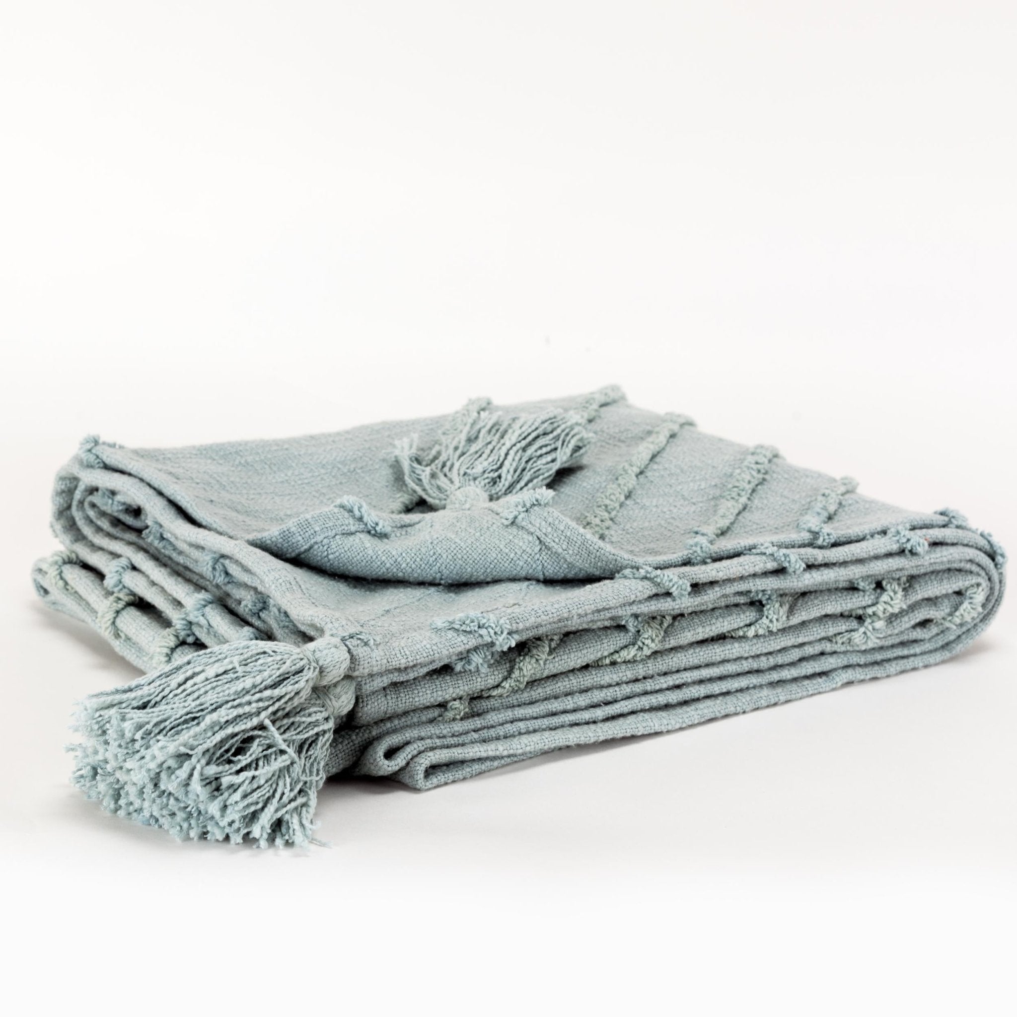 Geometric 100% Woven Textured Cotton Throw - Pier 1