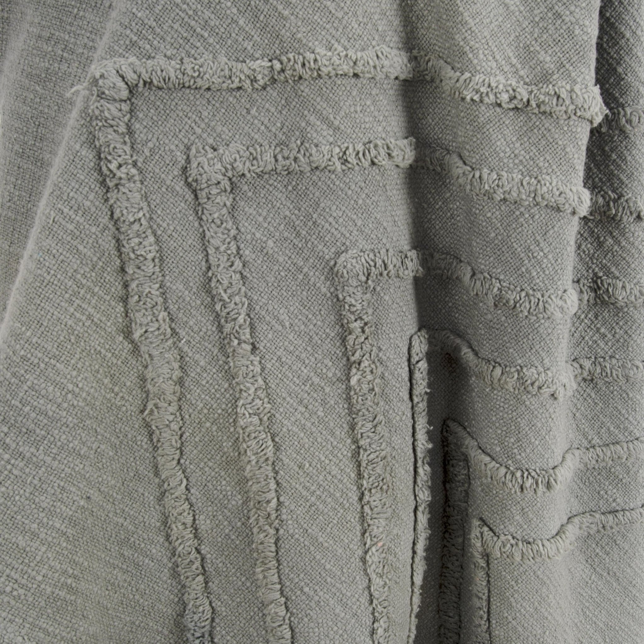 Geometric 100% Woven Textured Cotton Throw - Pier 1