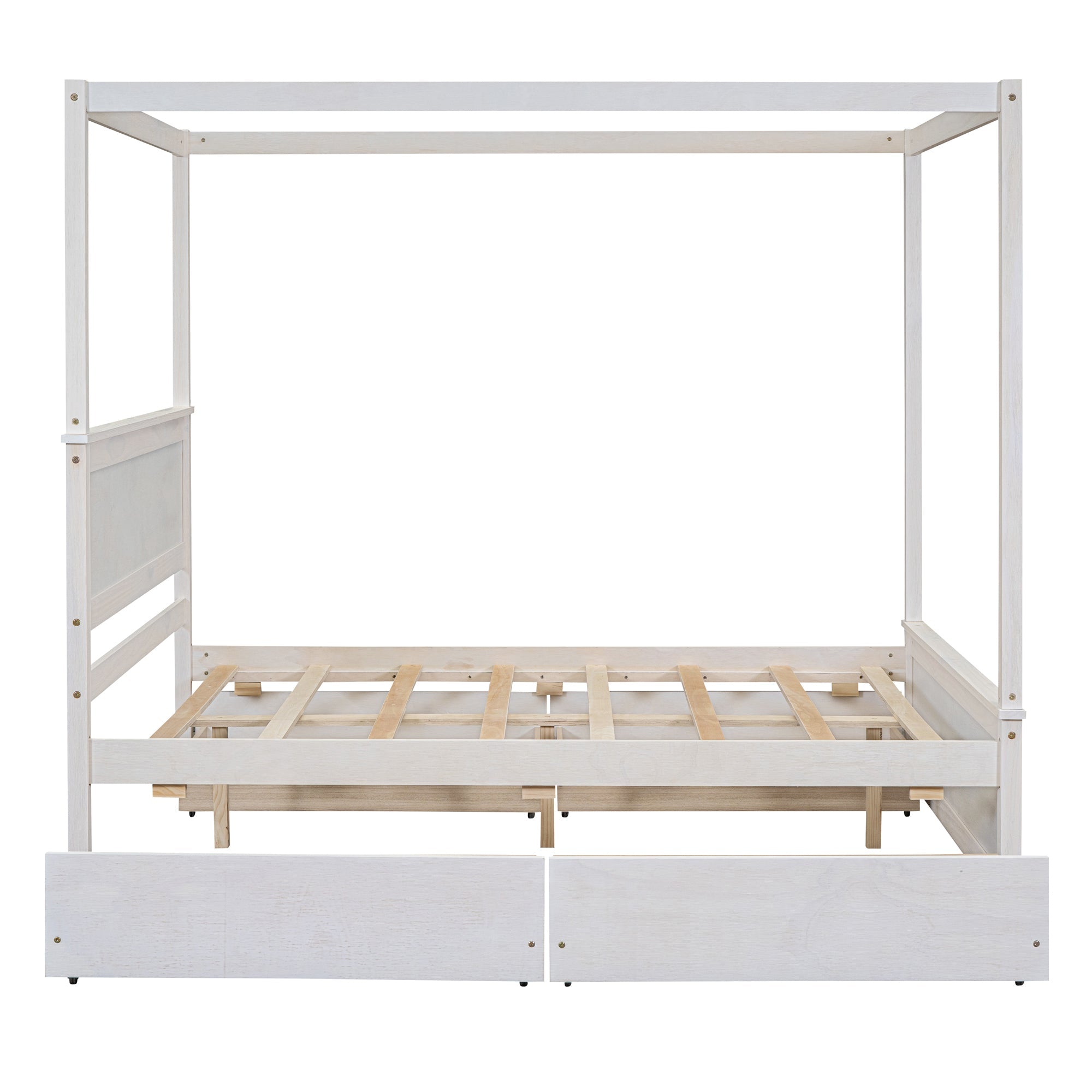 Grant Canopy Bed with Four Drawers - Pier 1