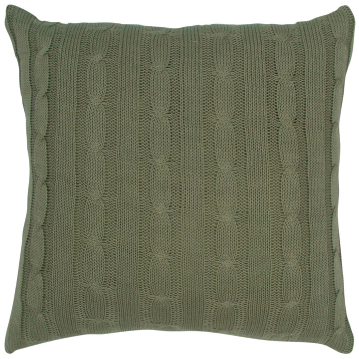 Knitted Cotton Cable Knit Decorative Throw Pillow - Pier 1