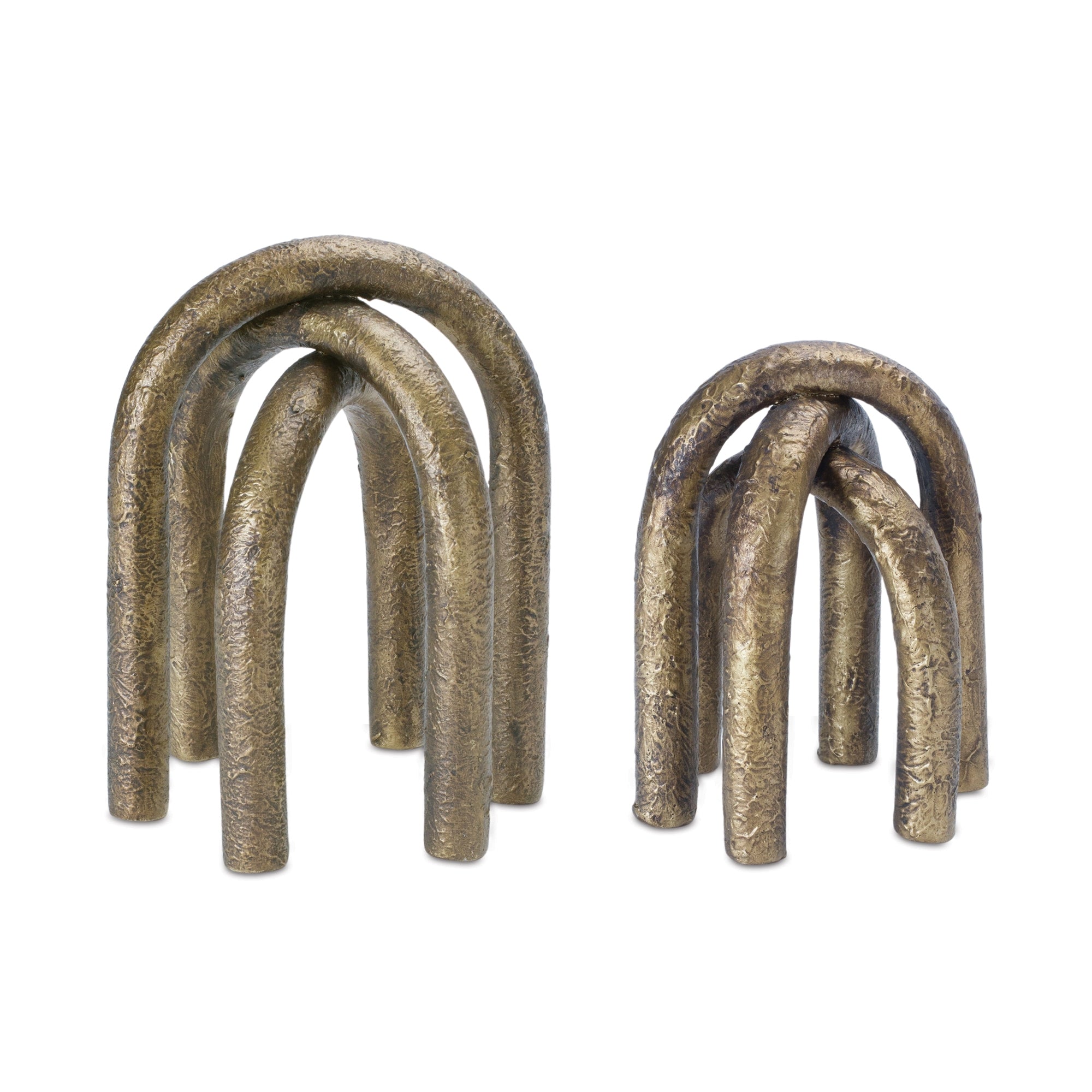 Modern Metal Arches Sculpture (Set of 2) - Pier 1