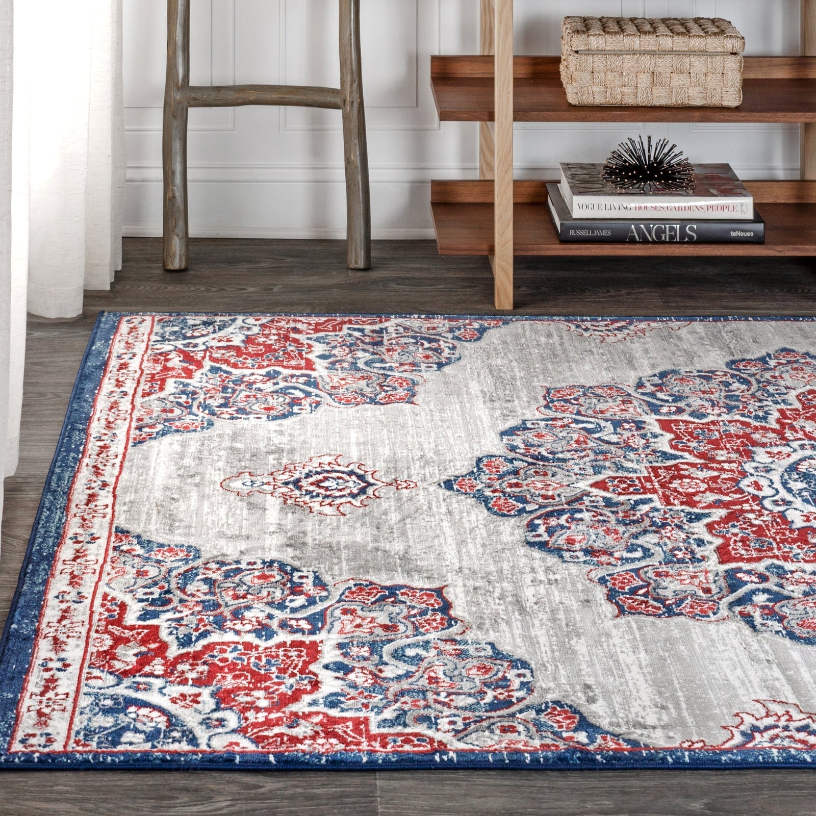 Modern Persian Vintage Moroccan Medallion Area Rug - Pier 1