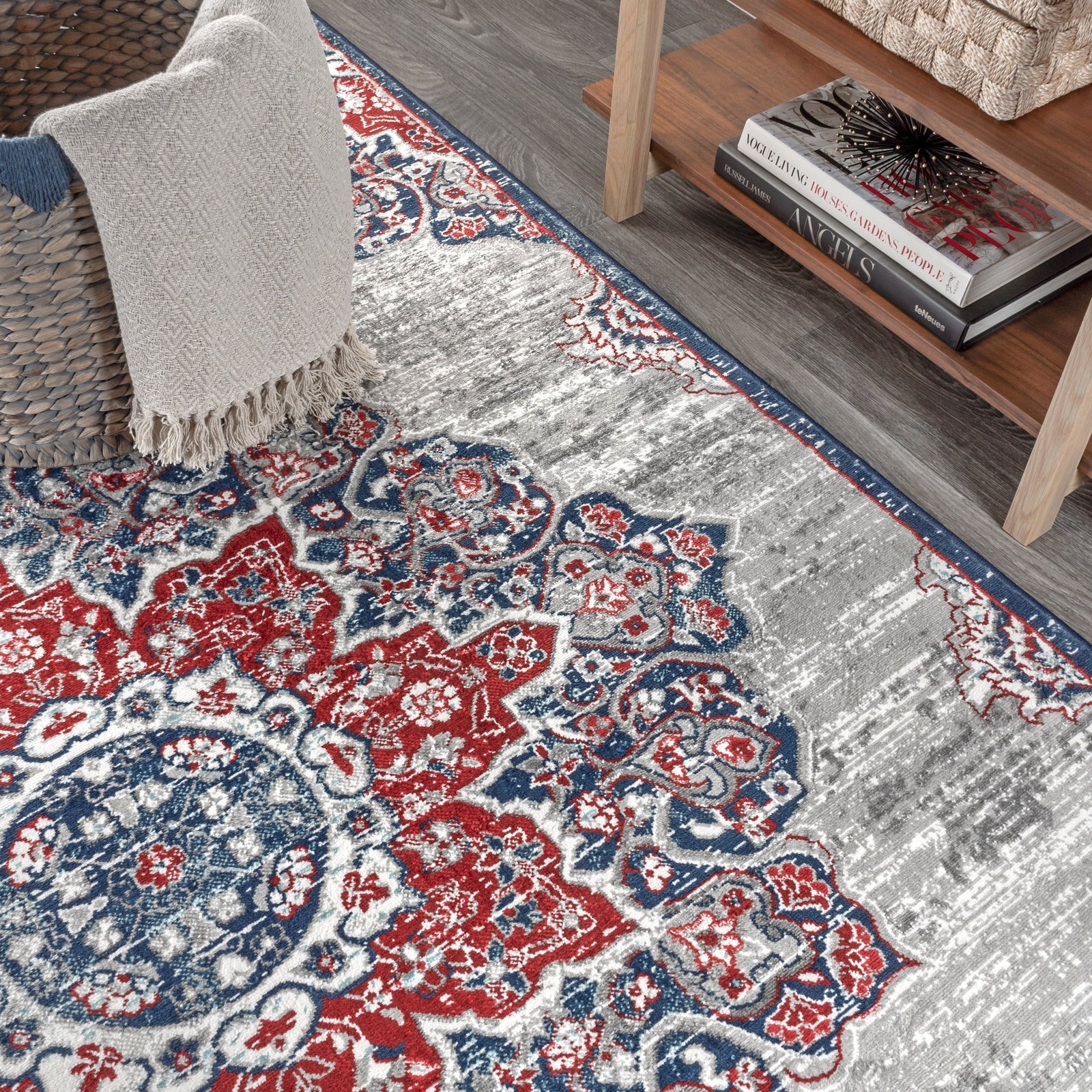 Modern Persian Vintage Moroccan Medallion Area Rug – Pier 1