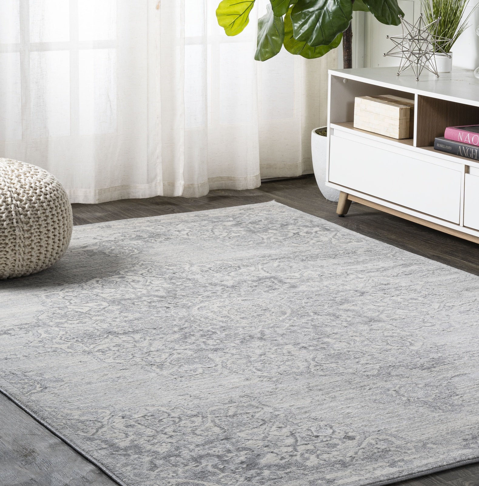 Modern Persian Vintage Moroccan Medallion Area Rug - Pier 1