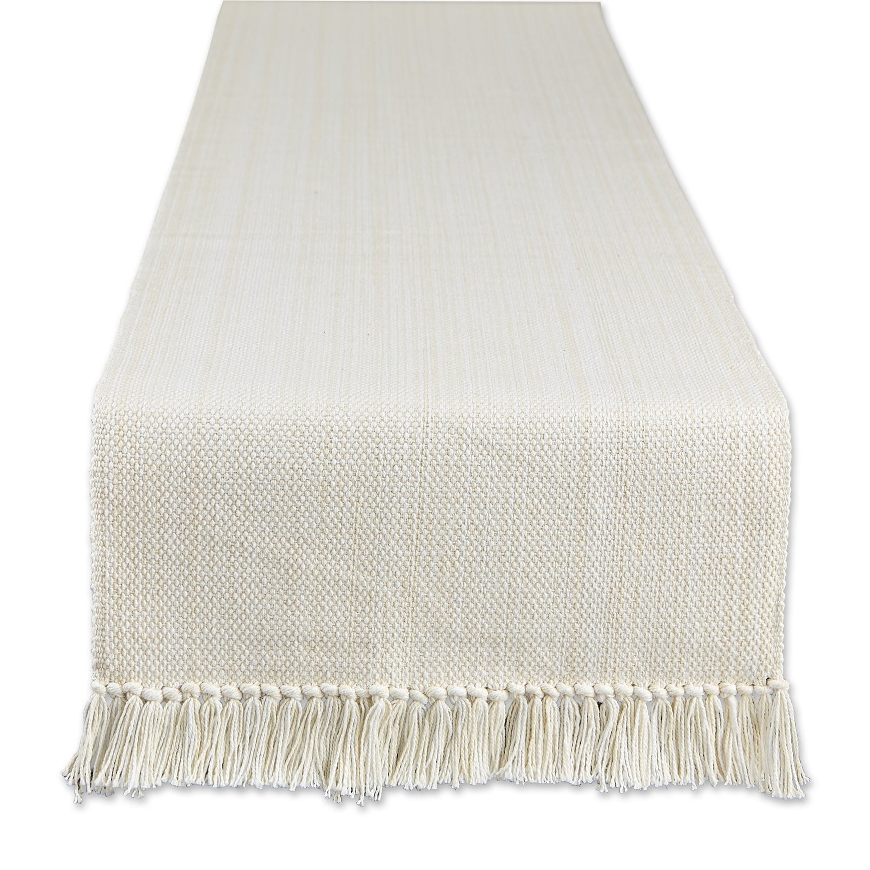 Natural Variegated Fringe 13"x108" Table Runner - Pier 1