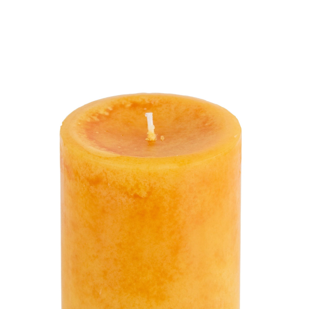 Pier 1 Ginger Peach® Mottled 3x6 Pillar Candle - Pier 1